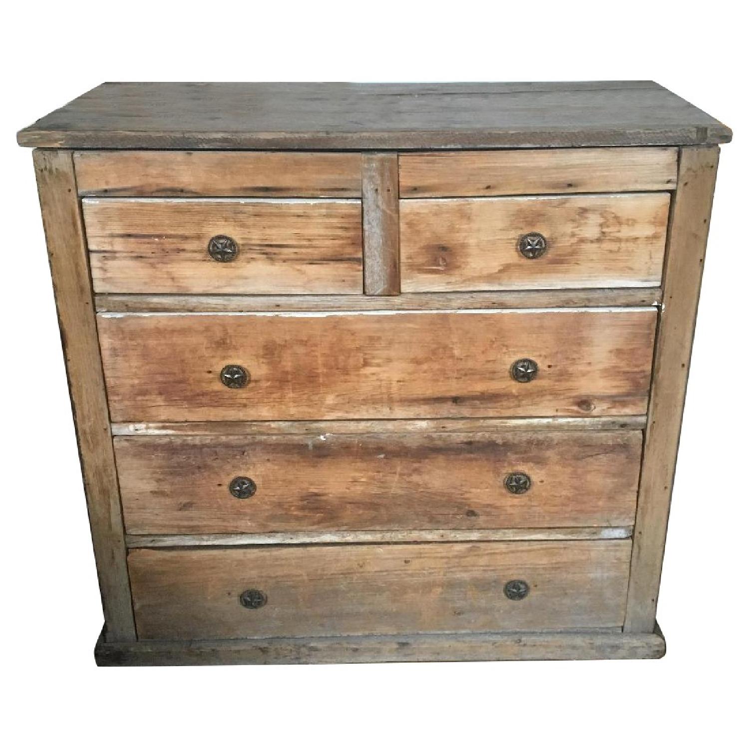 Rustic Wood Dresser - AptDeco