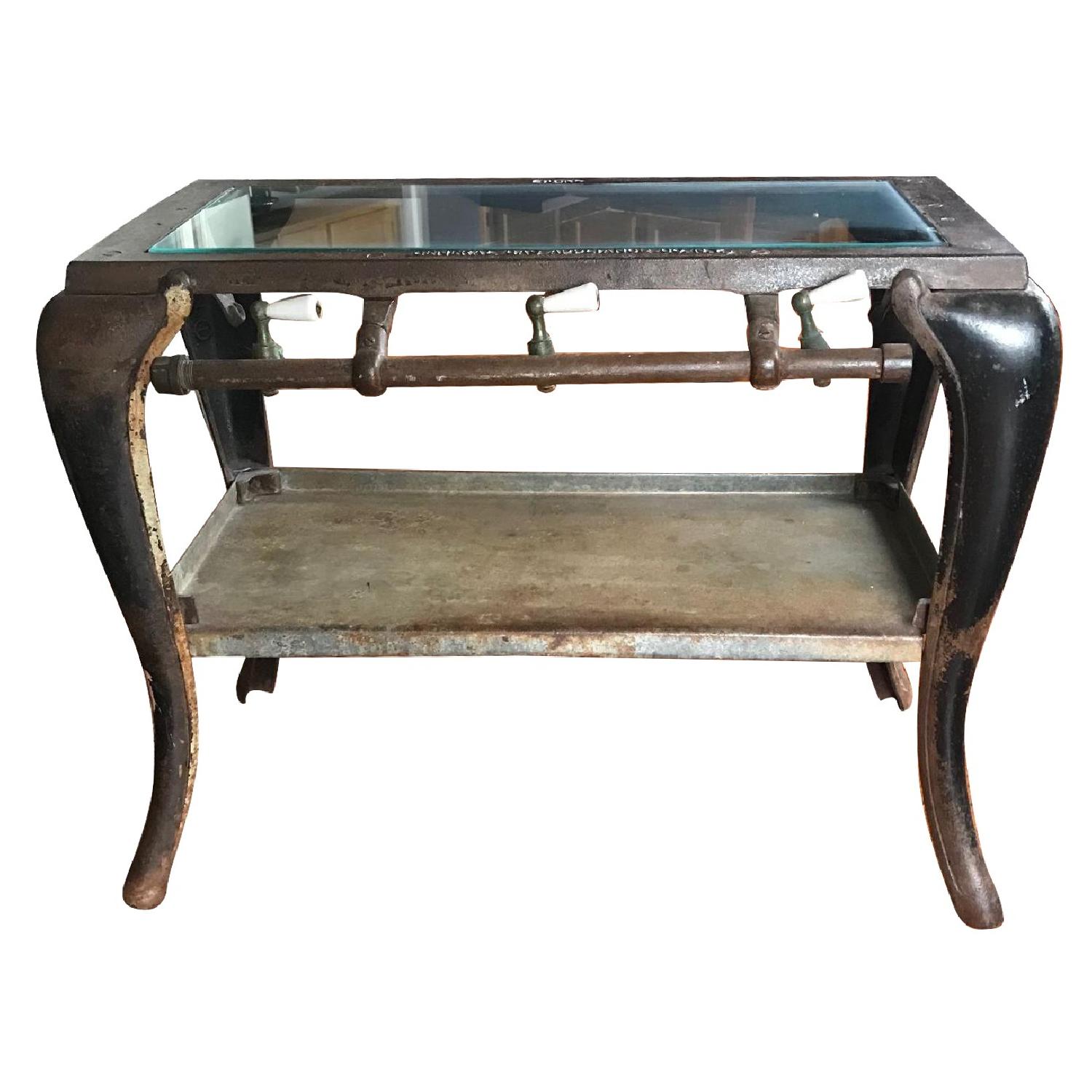 Antique End Table - AptDeco