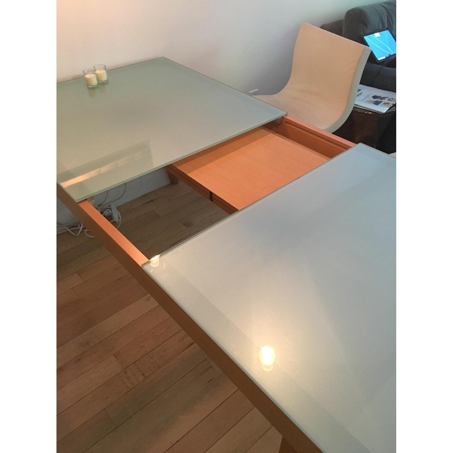 Ligne Roset Expandable Glass Table - AptDeco