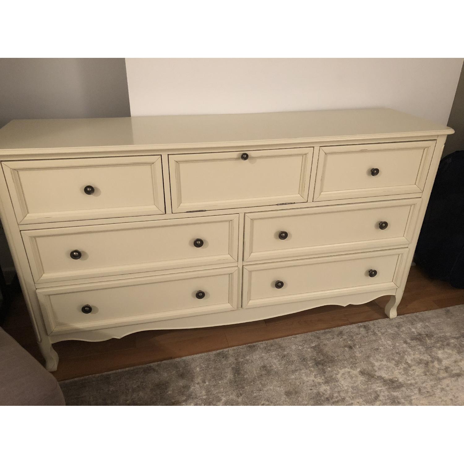 Pier 1 Madeline Collection Antique White Dresser - AptDeco