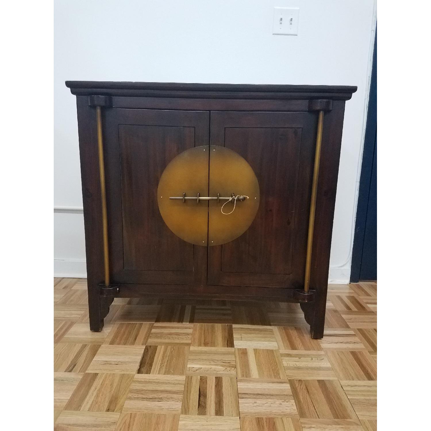 Pier 1 Asian Style Storage Cabinet - AptDeco