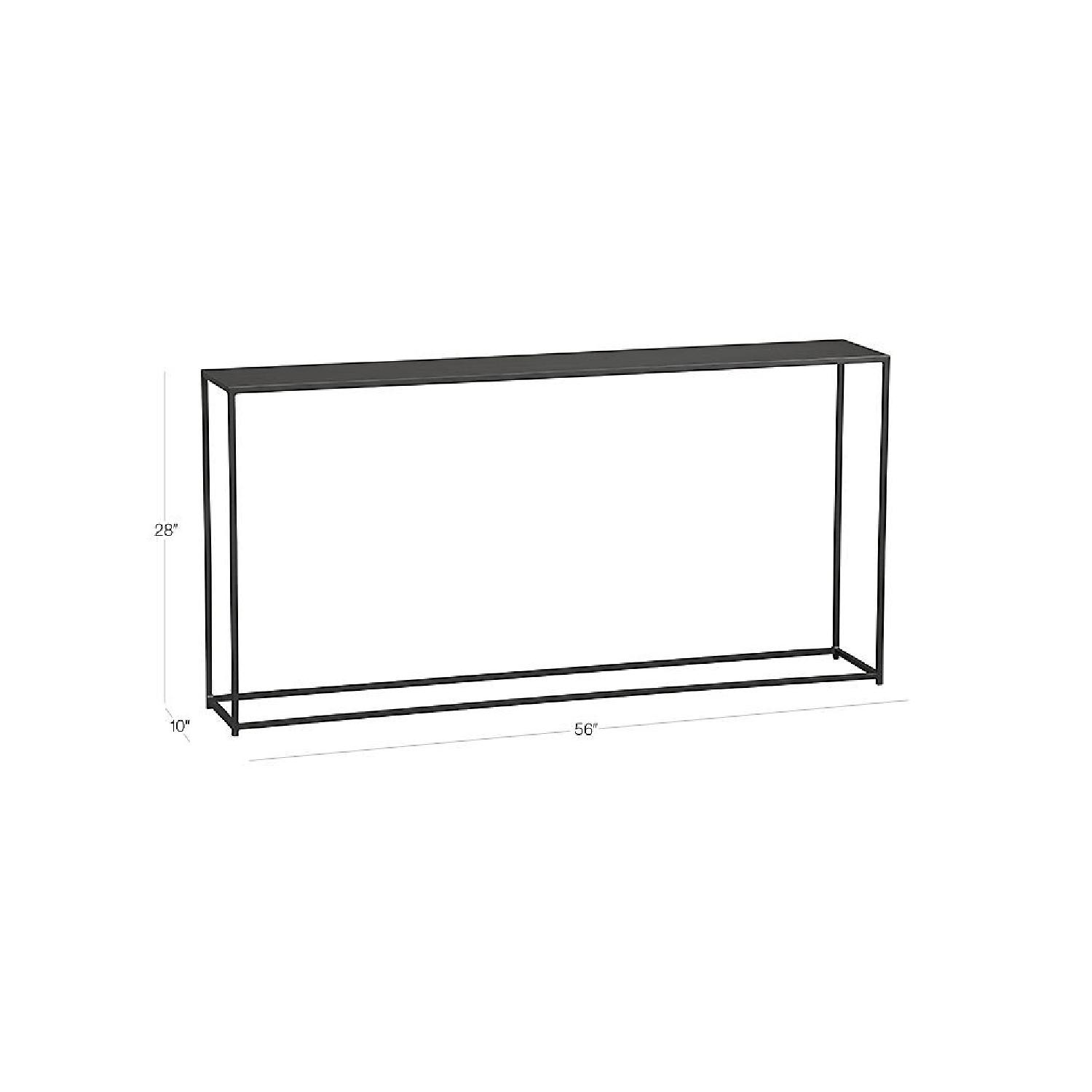 CB2 Mill Narrow Console Table - AptDeco