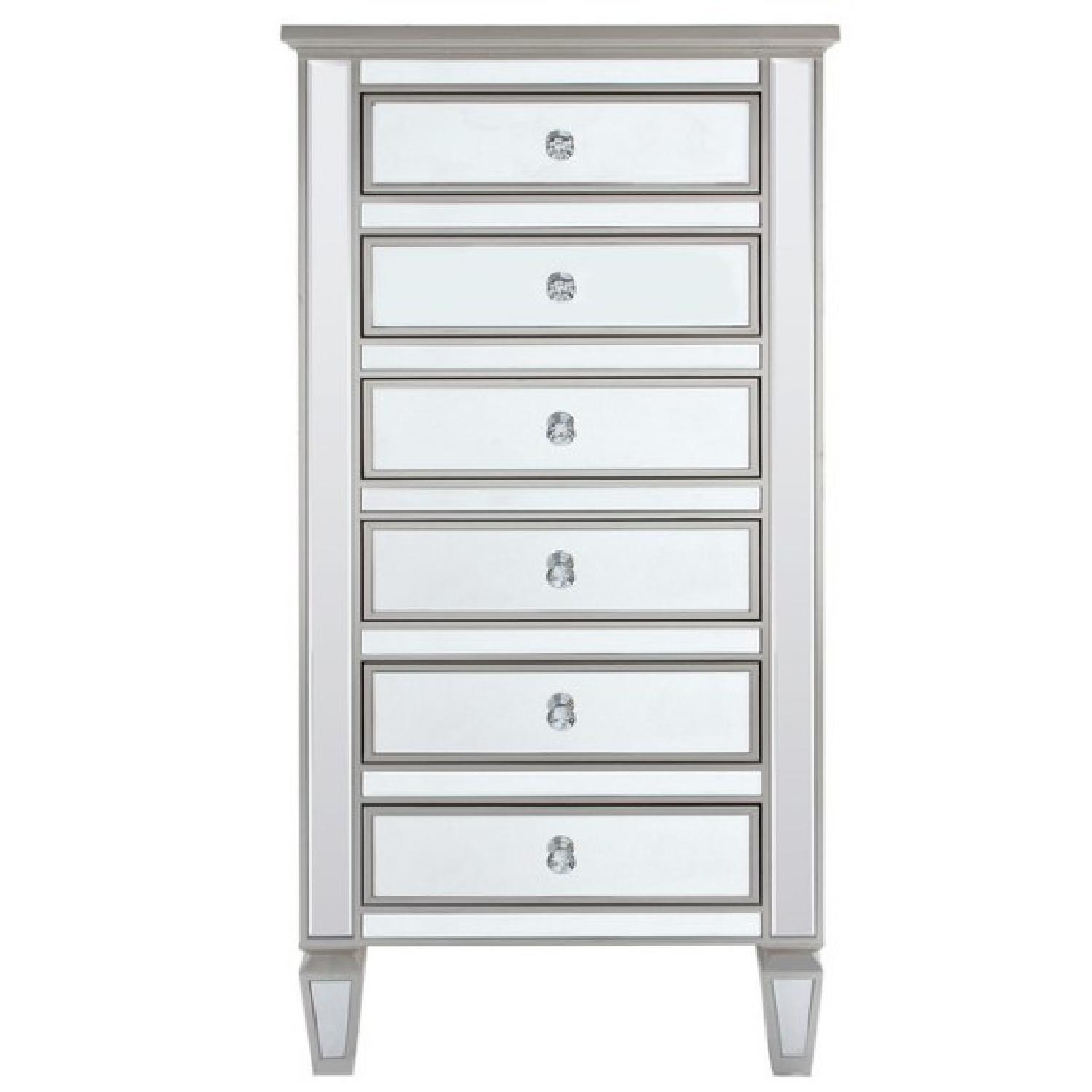 Modern Tall Mirror Cabinet - AptDeco