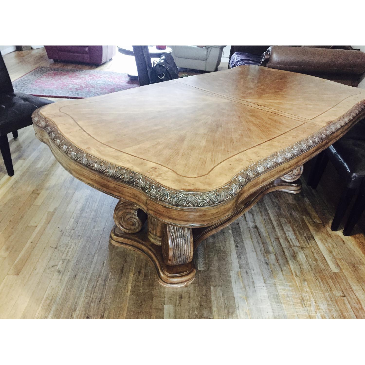 Aico Solid Wood Extendable Dining Table - AptDeco