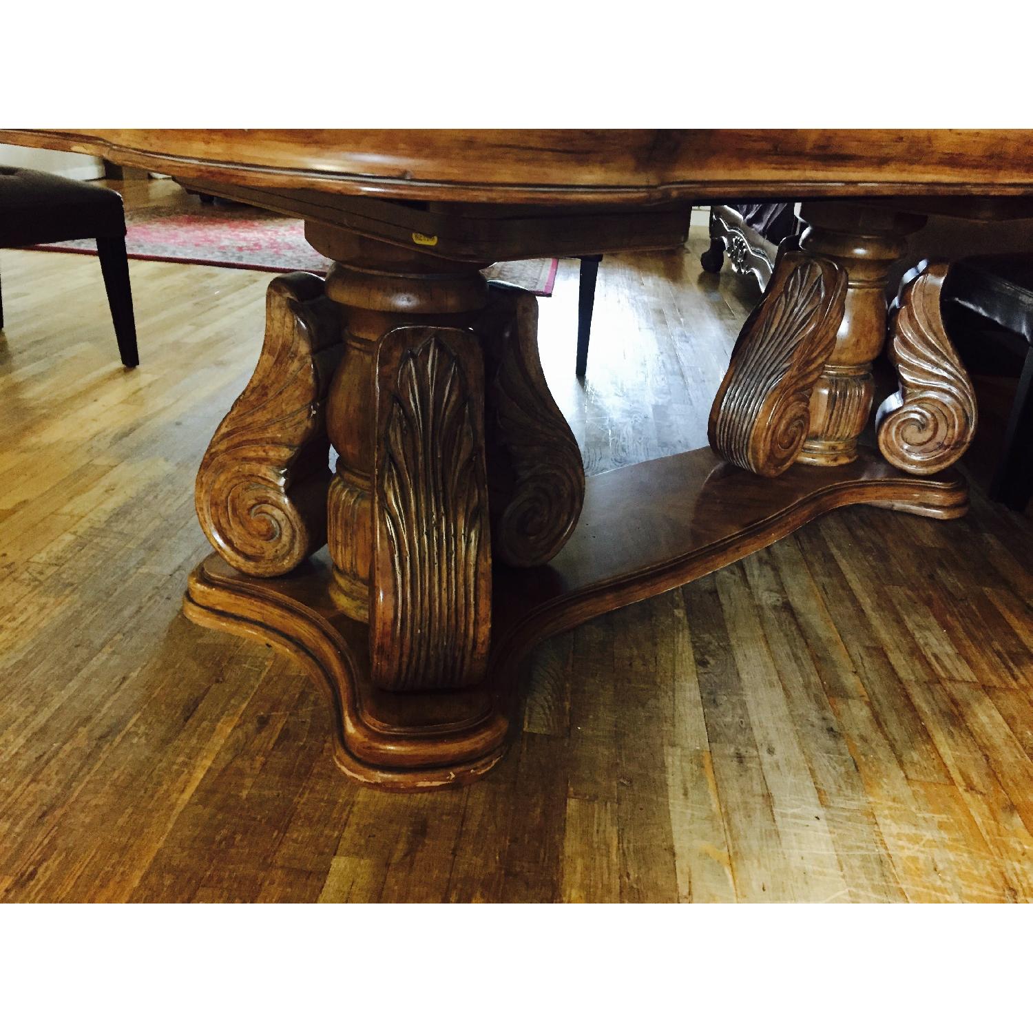 Aico Solid Wood Extendable Dining Table - AptDeco