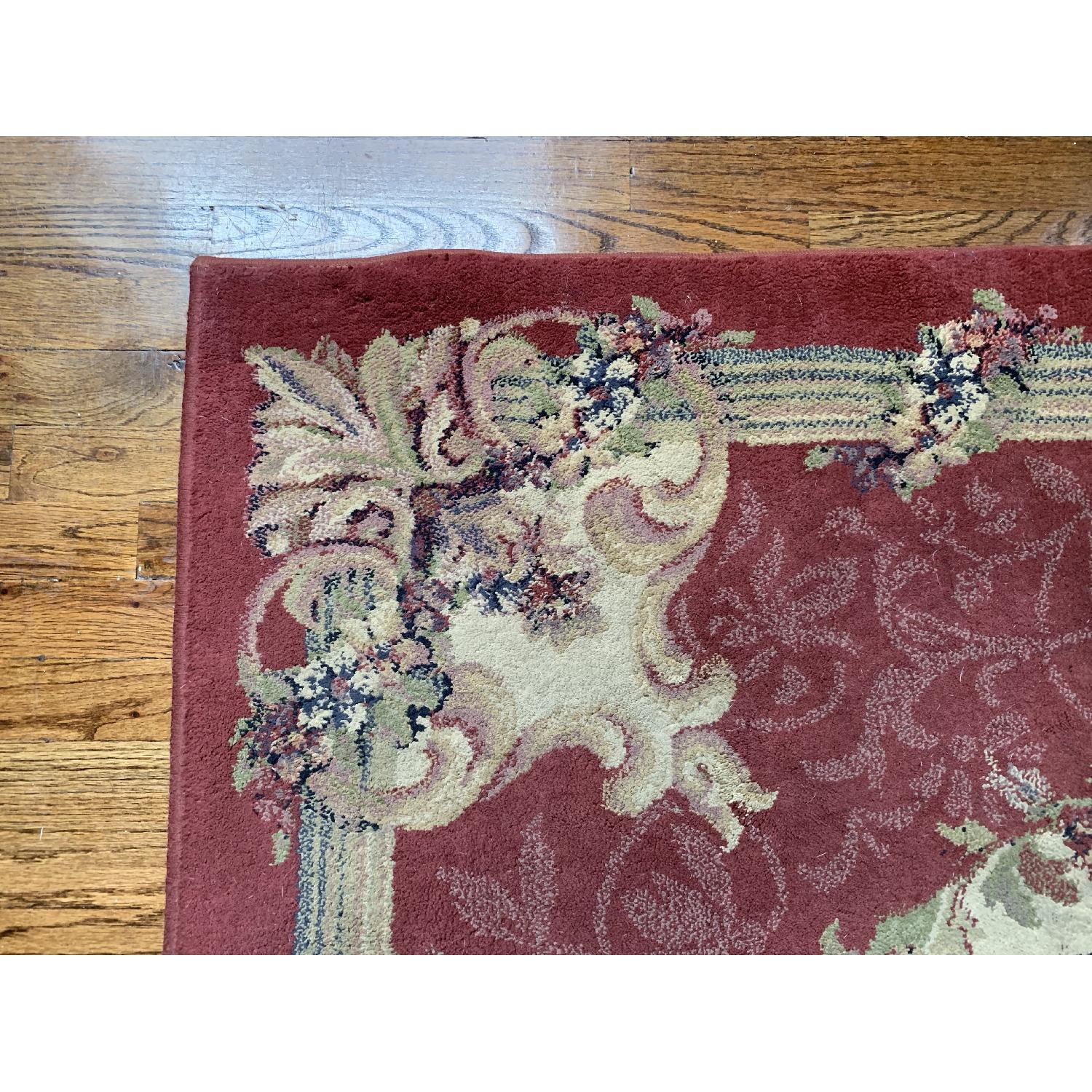 Grand Legacy Cameo Rose Burgundy Area Rug - AptDeco