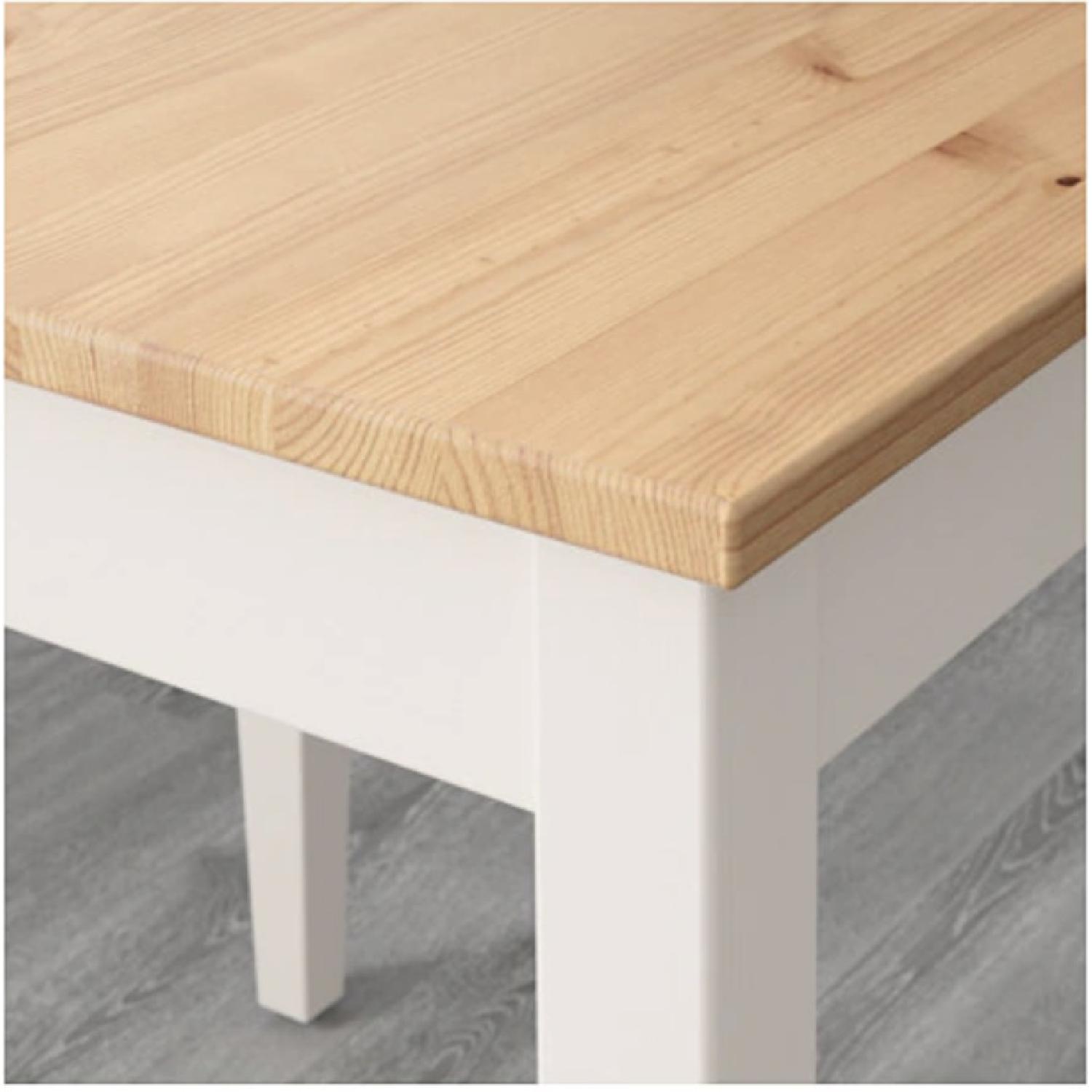Ikea Lerhamn Square Wood Dining Table - AptDeco