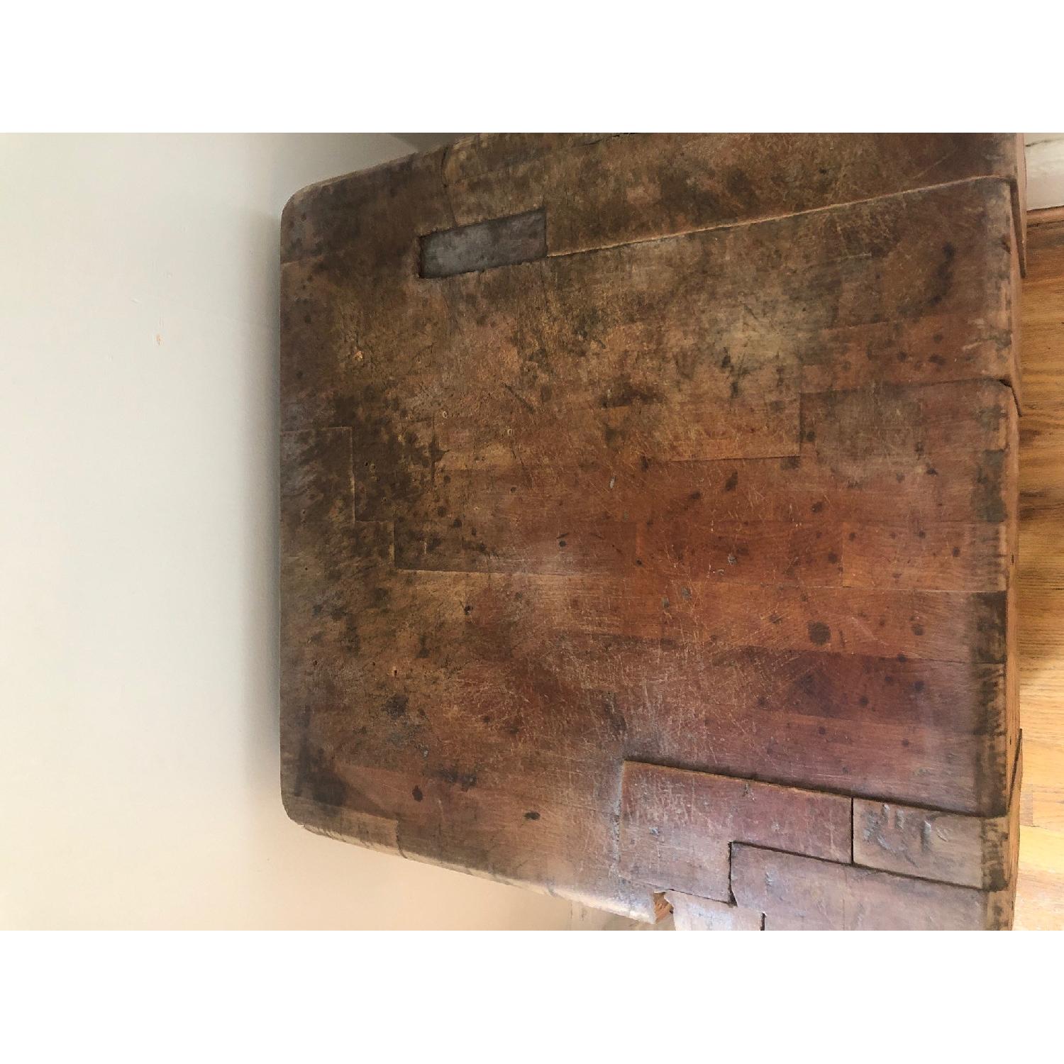 Vintage Italian Original Butcher Block - AptDeco