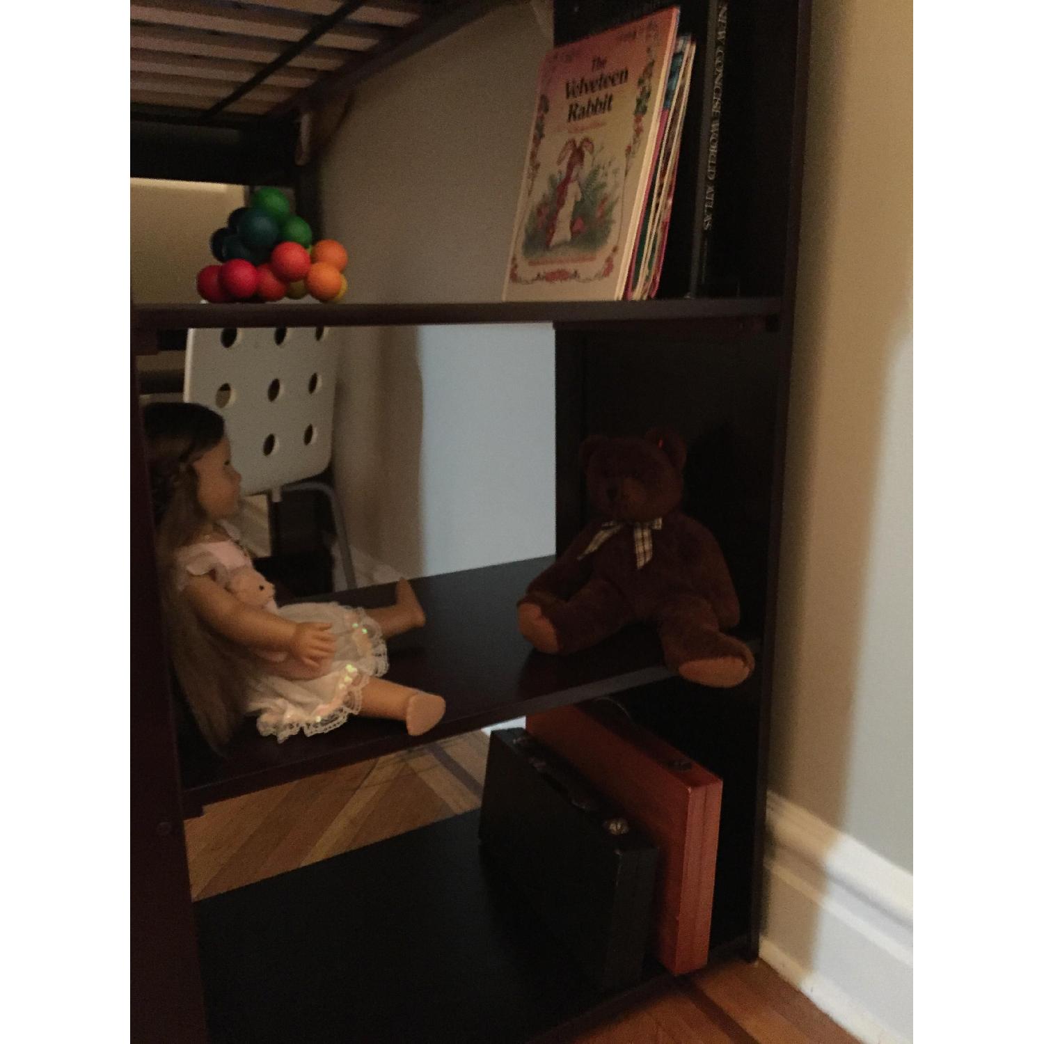 Canwood Skyway Twin Loft Bed w/ Desk & Storage Tower in Espresso - AptDeco