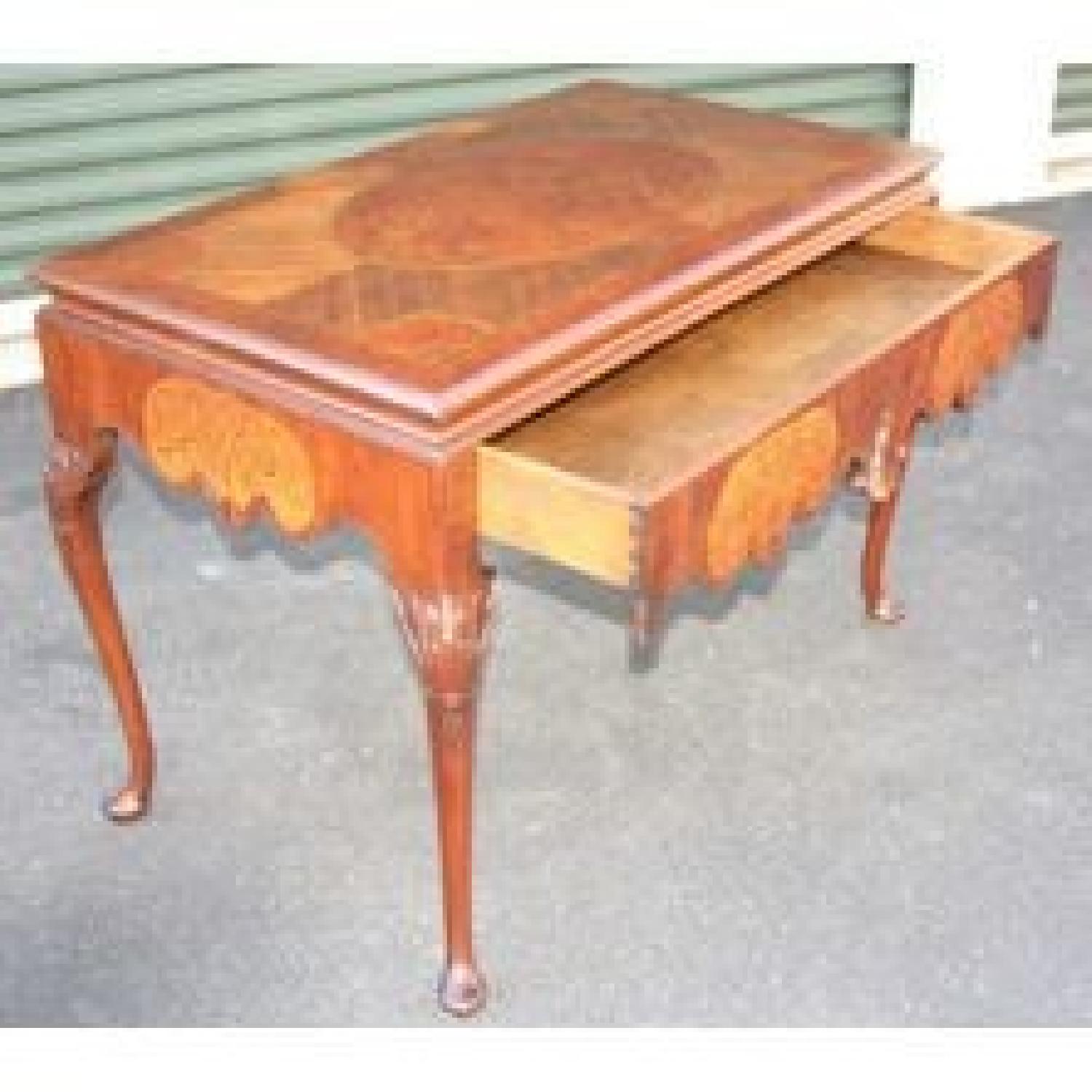 Antique Tiger Oak American Made Desk - AptDeco