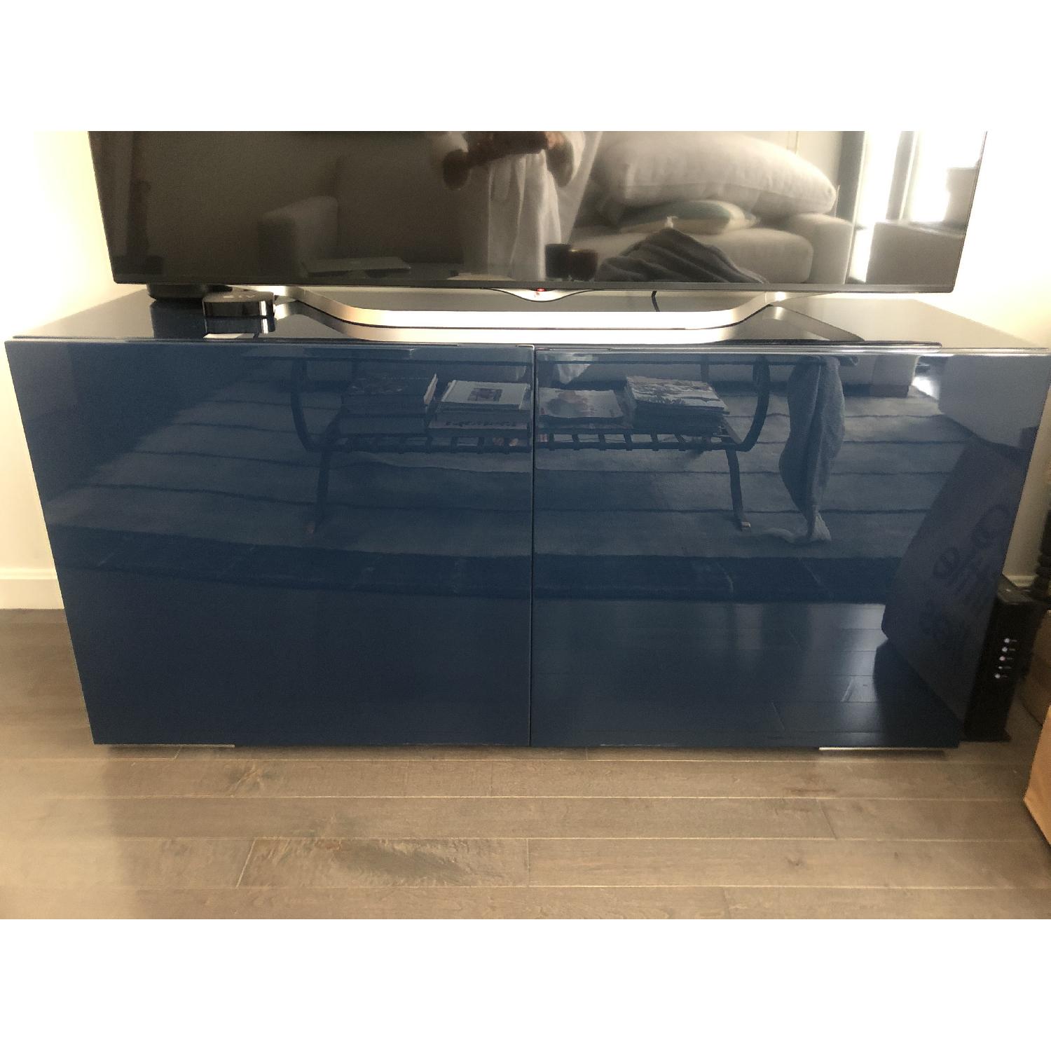 Cb2 fuel navy credenza store