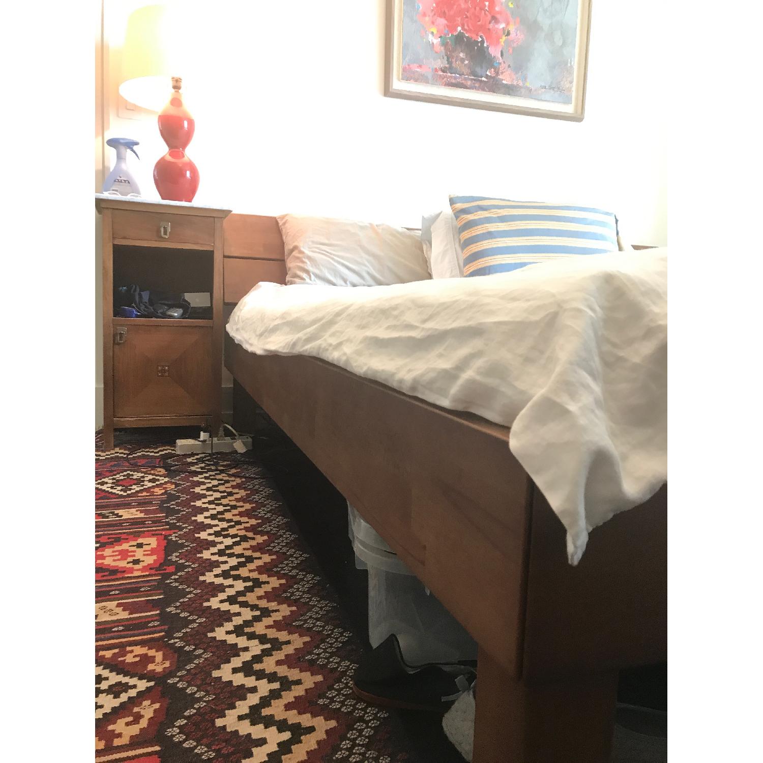 Custom-Made Swiss King-Sized Bed - AptDeco
