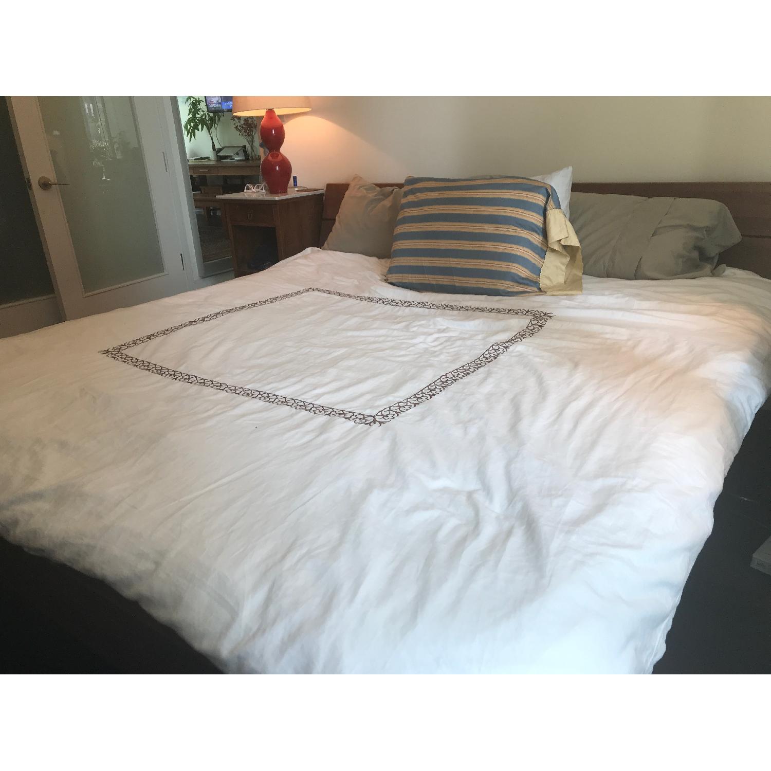 Custom-Made Swiss King-Sized Bed - AptDeco