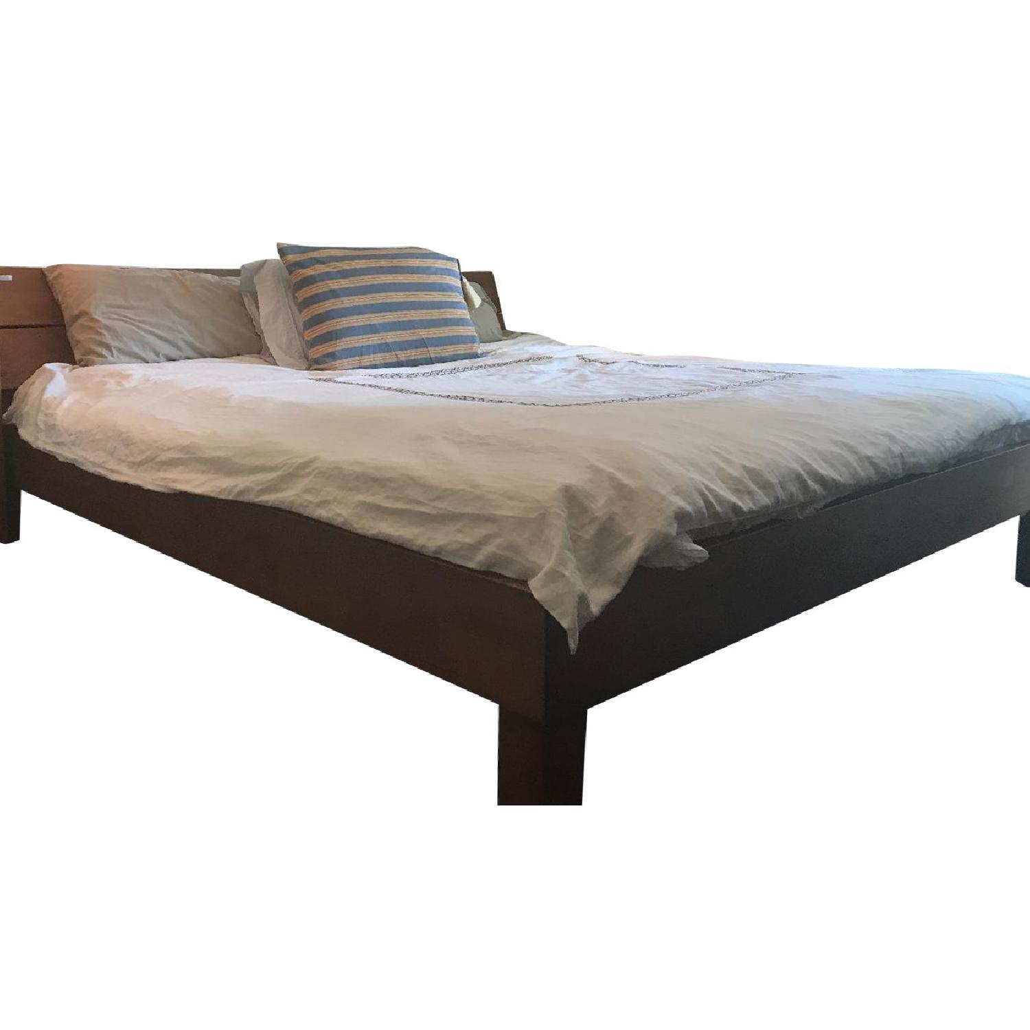Custom-Made Swiss King-Sized Bed - AptDeco