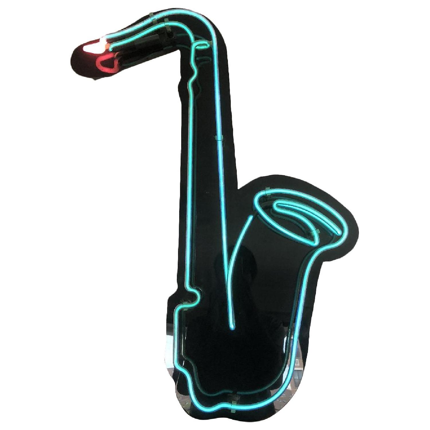 Neon Saxophone - AptDeco