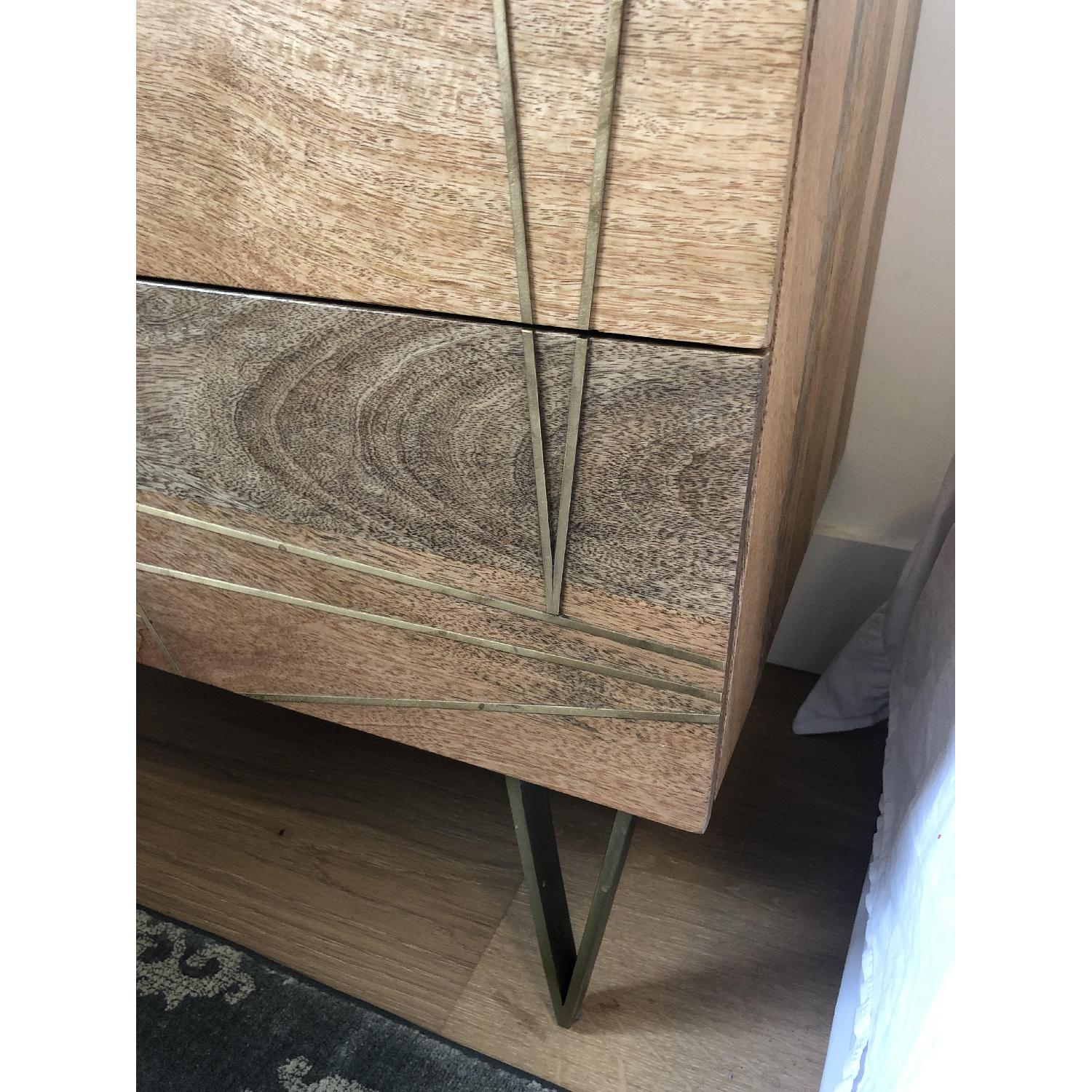 West Elm Roar + Rabbit Geo Inlay Nightstand - AptDeco