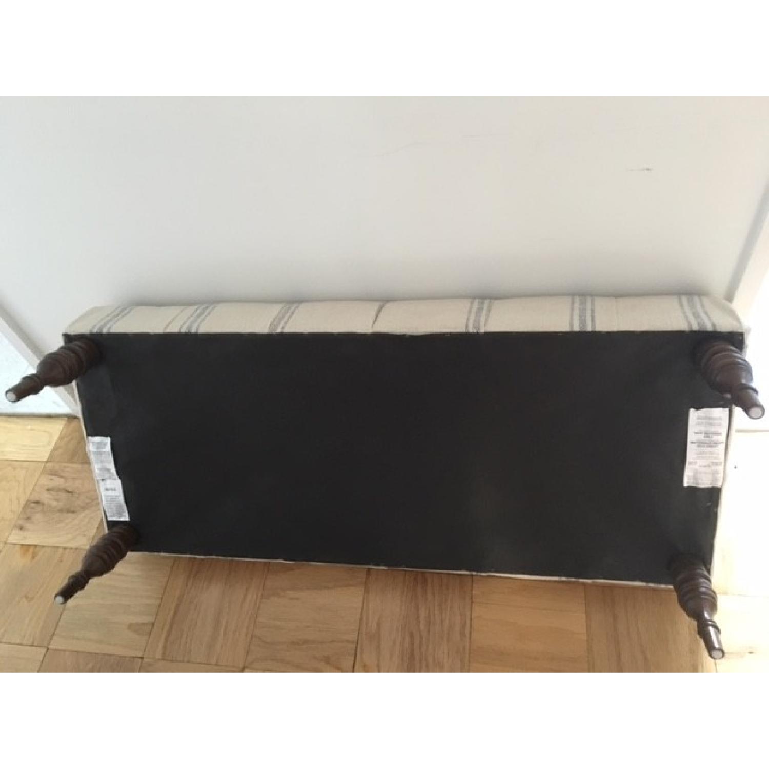 Restoration Hardware Bennett Rectangular Upholstered Ottoman - AptDeco