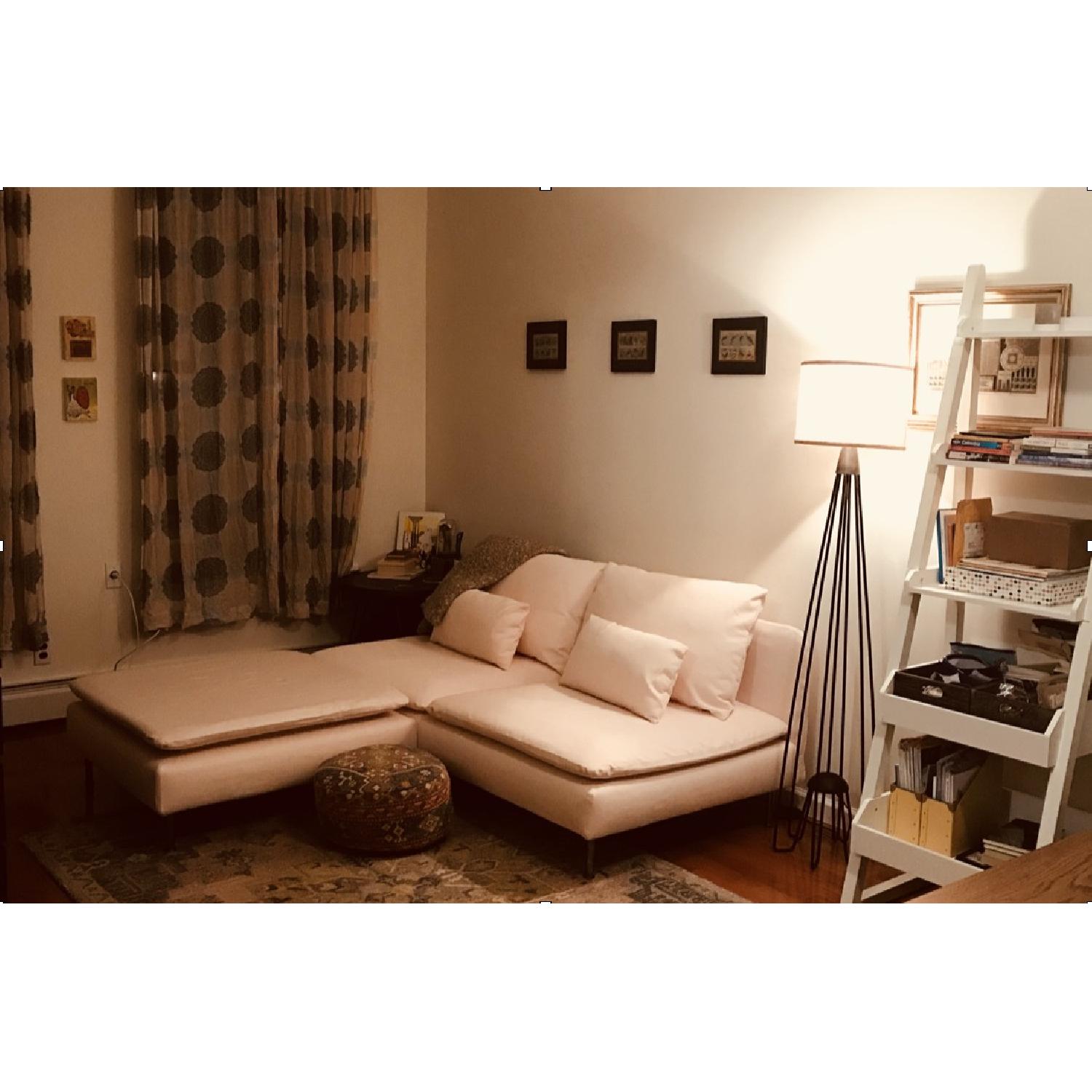 Ikea Soderhamn 2-Seat Sectional Sofa w/ Chaise - AptDeco