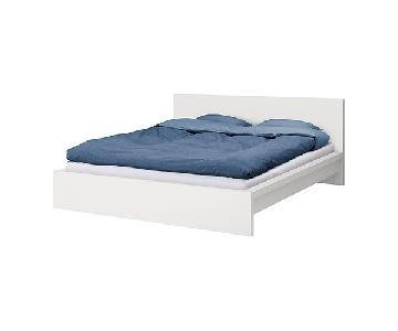Ikea Malm Low Queen Size Bed - AptDeco