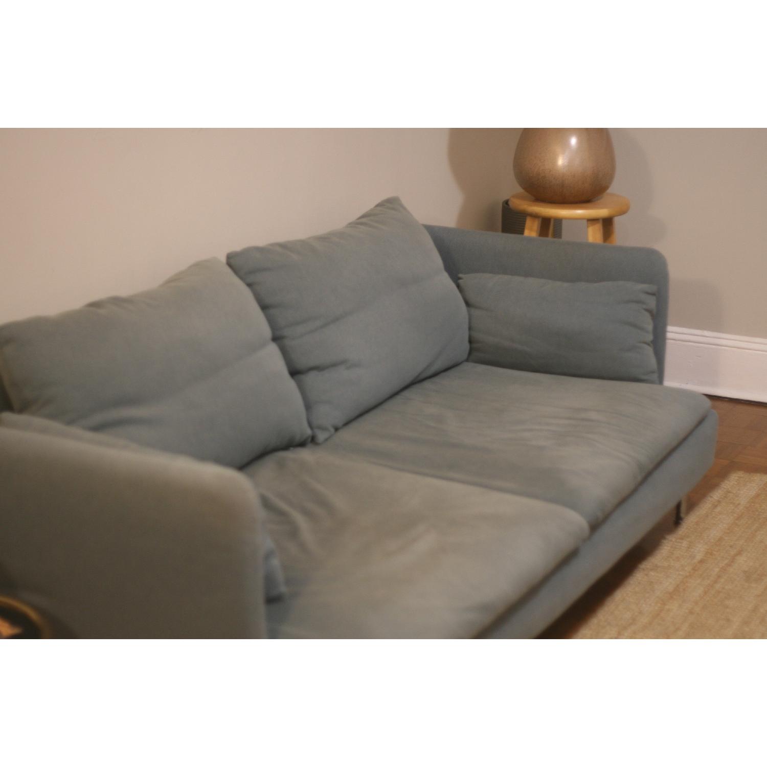 Ikea Soderhamn Turquoise Green Sofa - AptDeco