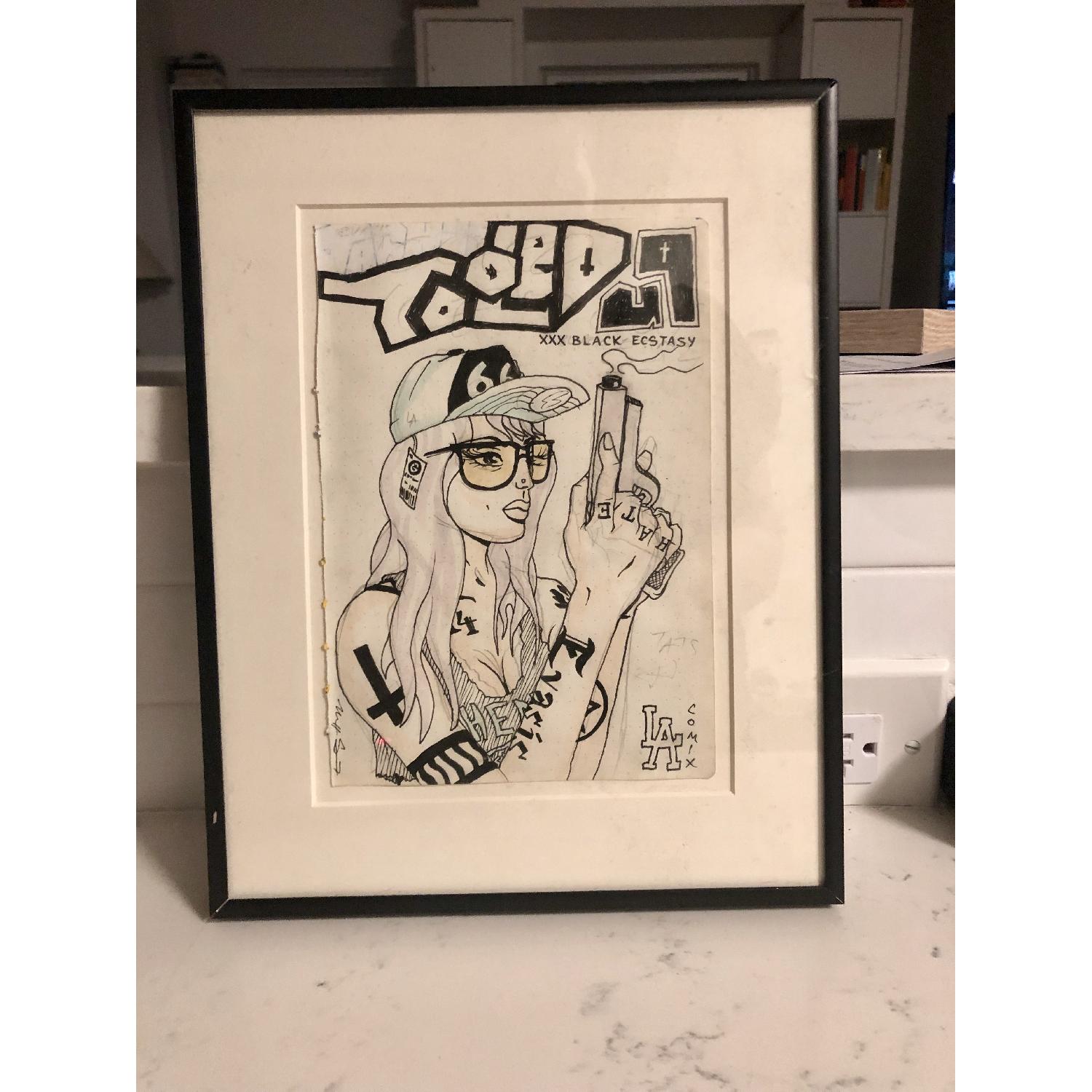 Original Comic Book Art - Ink/Watercolor - AptDeco