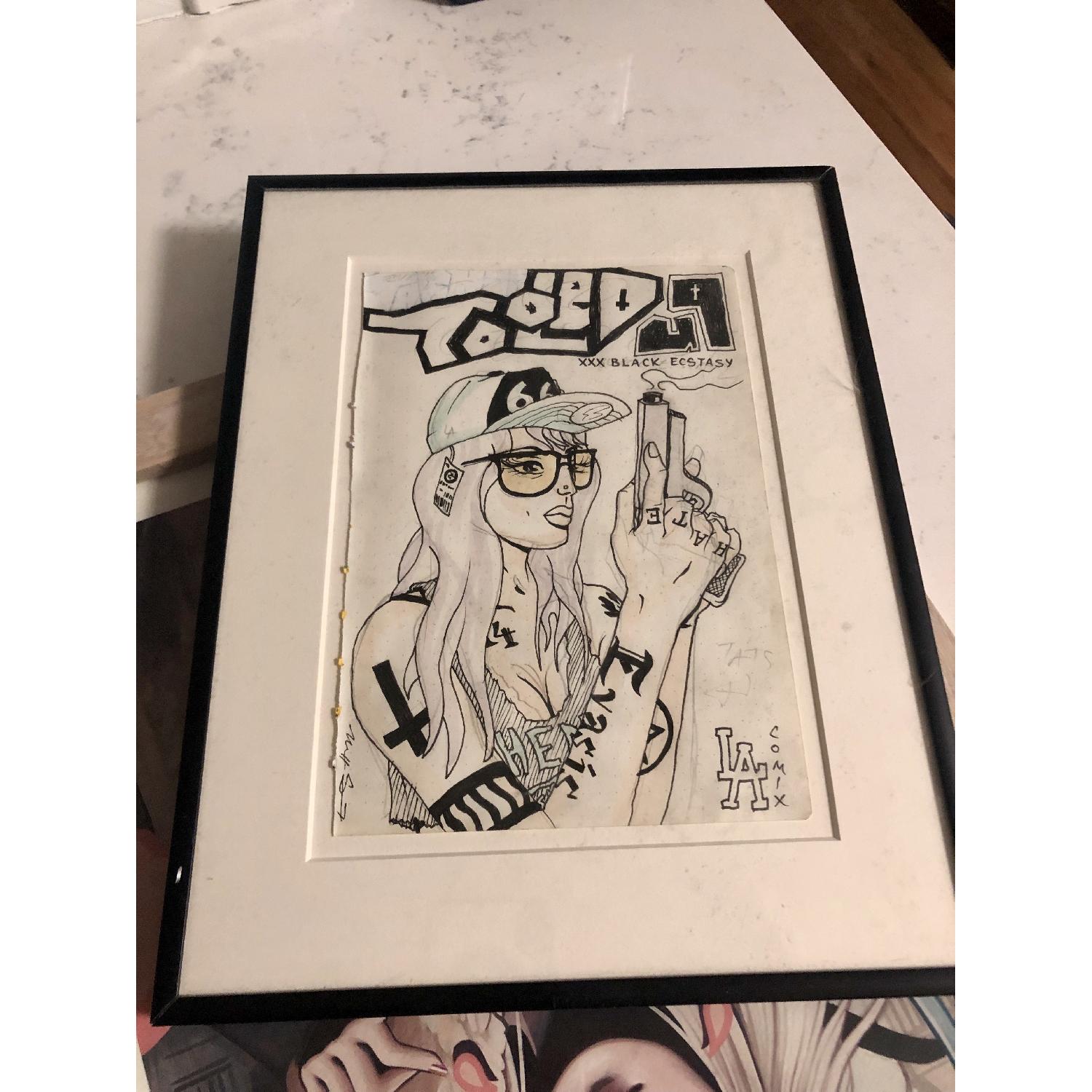 Original Comic Book Art - Ink/Watercolor - AptDeco