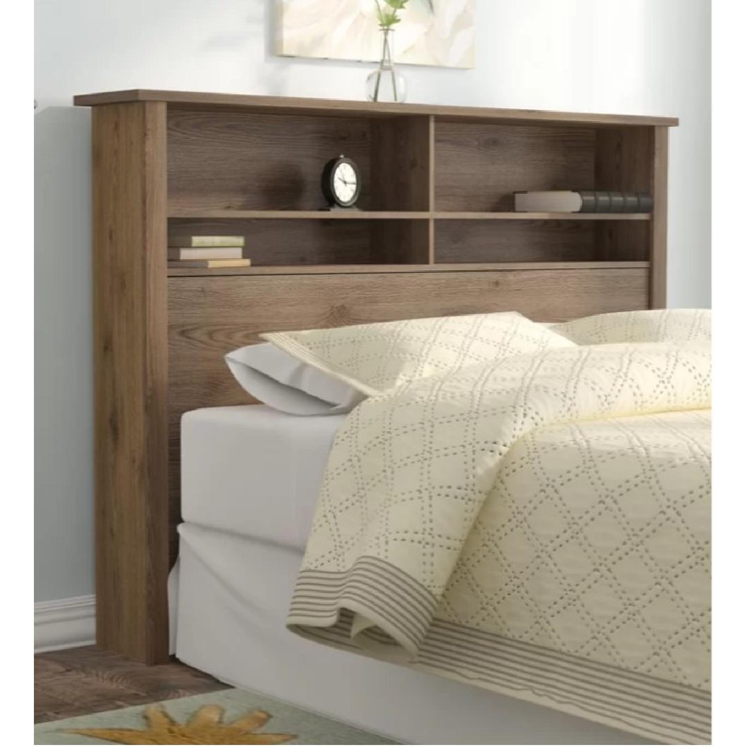 Andover Mills Leeds Bookcase Headboard - AptDeco
