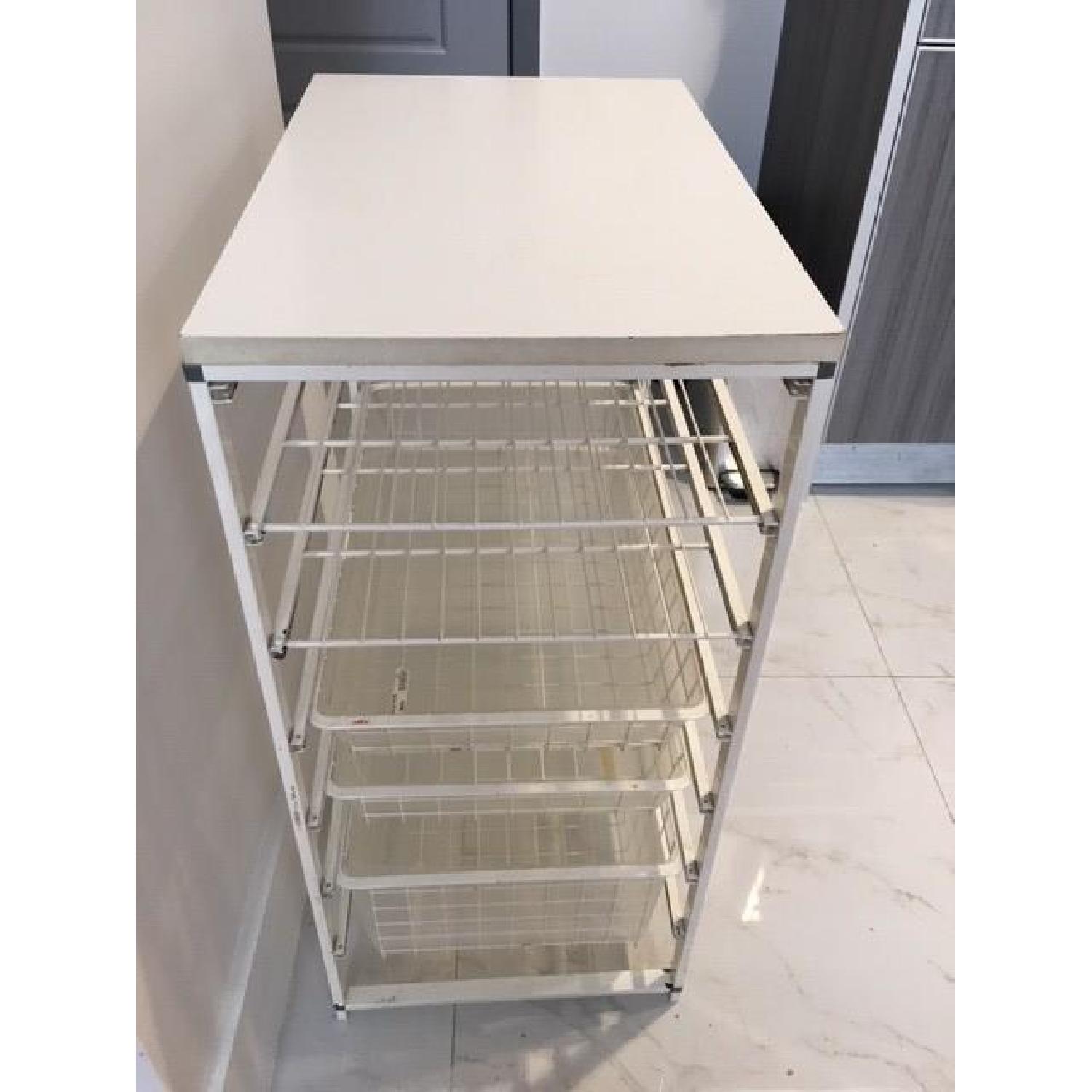 Container Store Elfa Tall Mesh Drawers - AptDeco