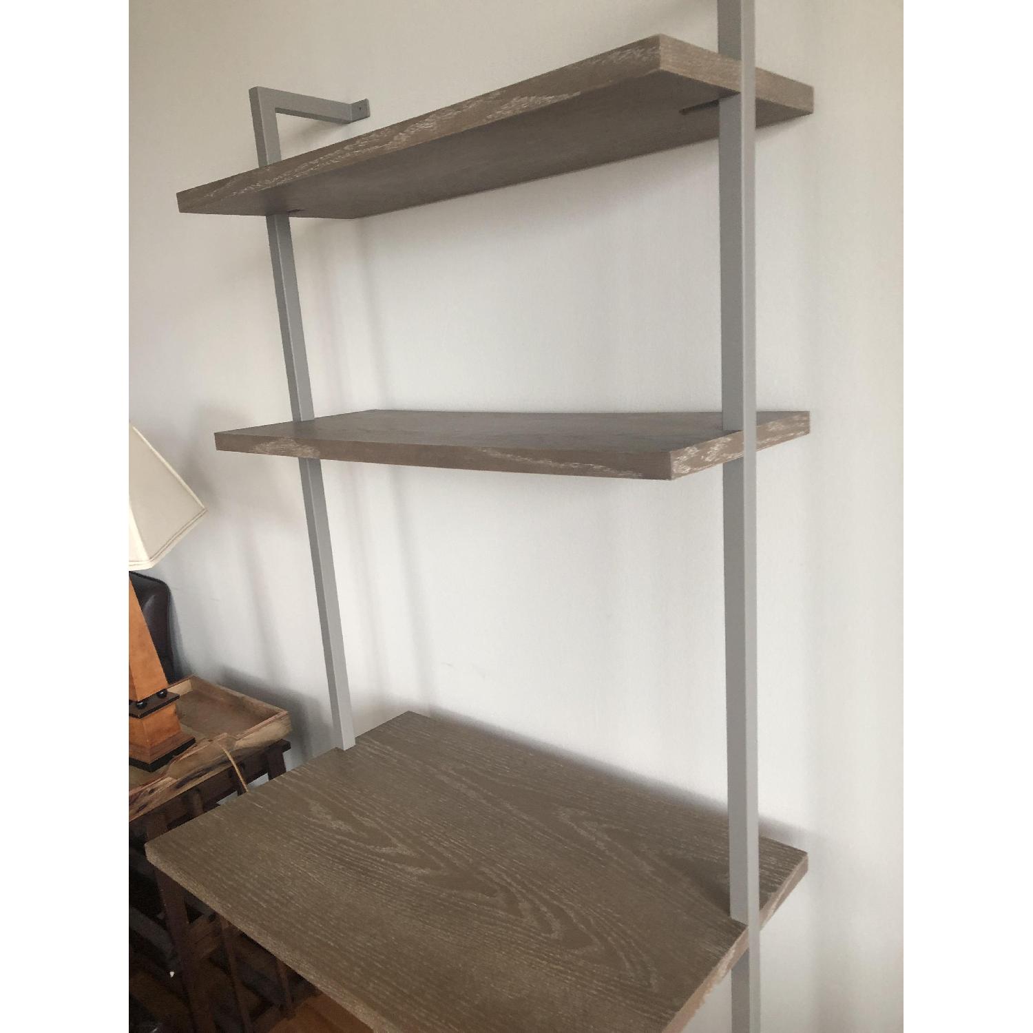 CB2 Helix Acacia Desk - AptDeco