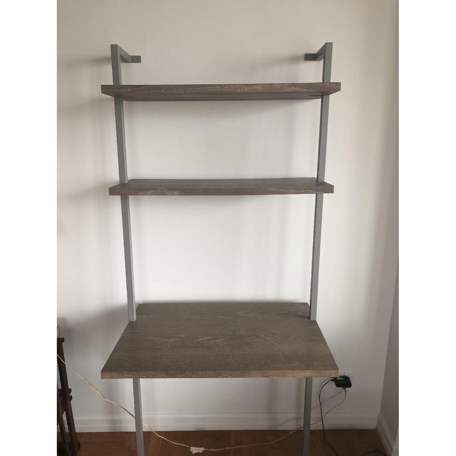 CB2 Helix Acacia Desk - AptDeco