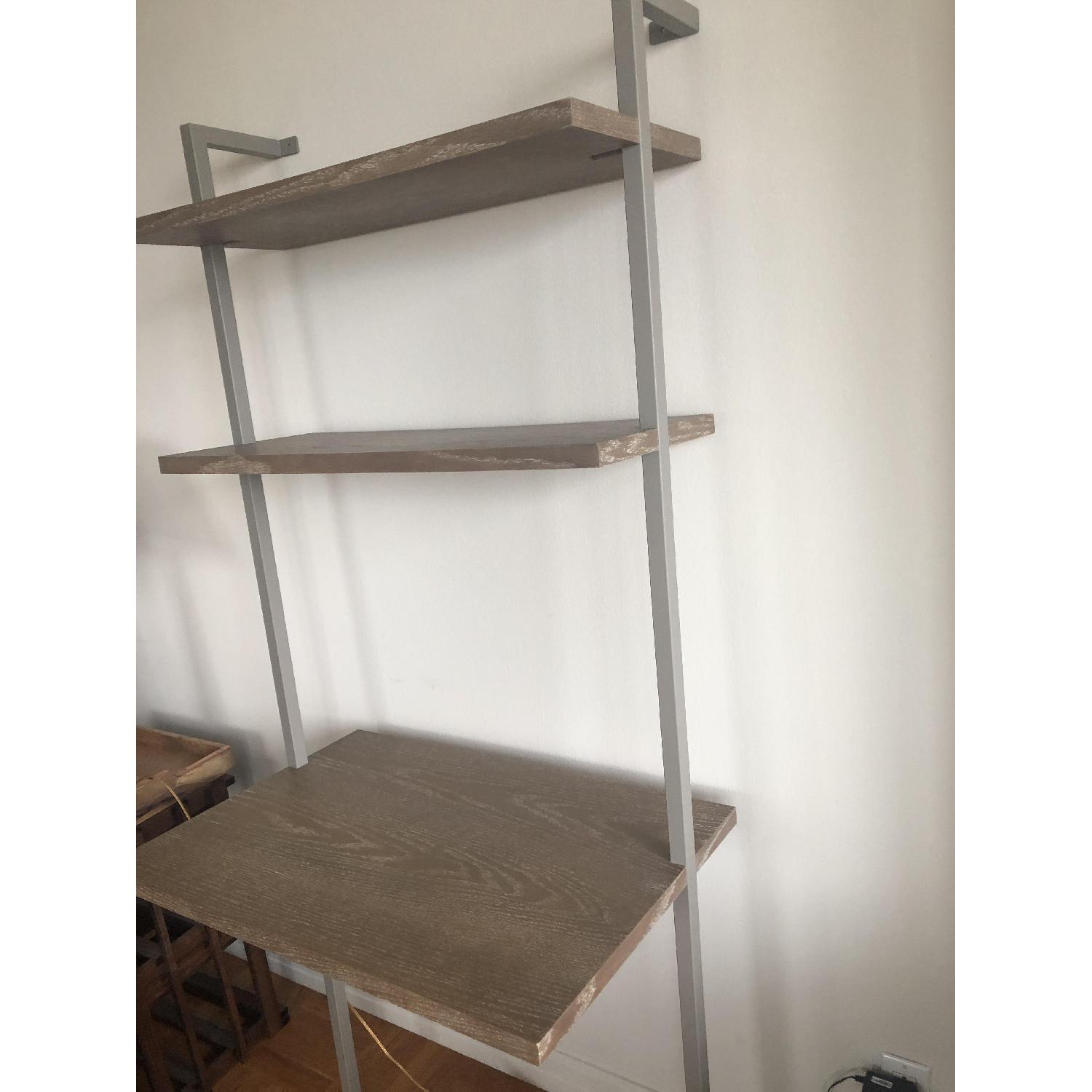 CB2 Helix Acacia Desk - AptDeco