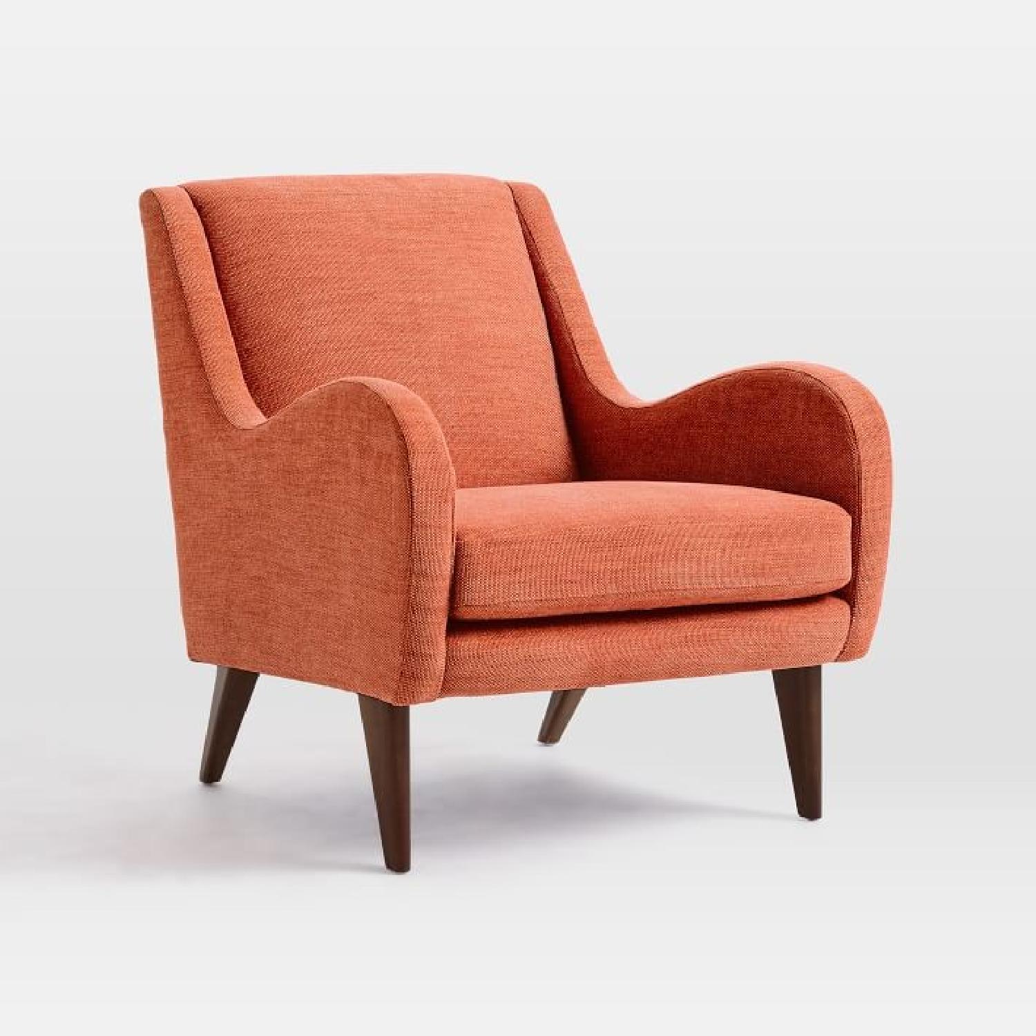 West Elm Sebastian Chair in Desert Sunset AptDeco