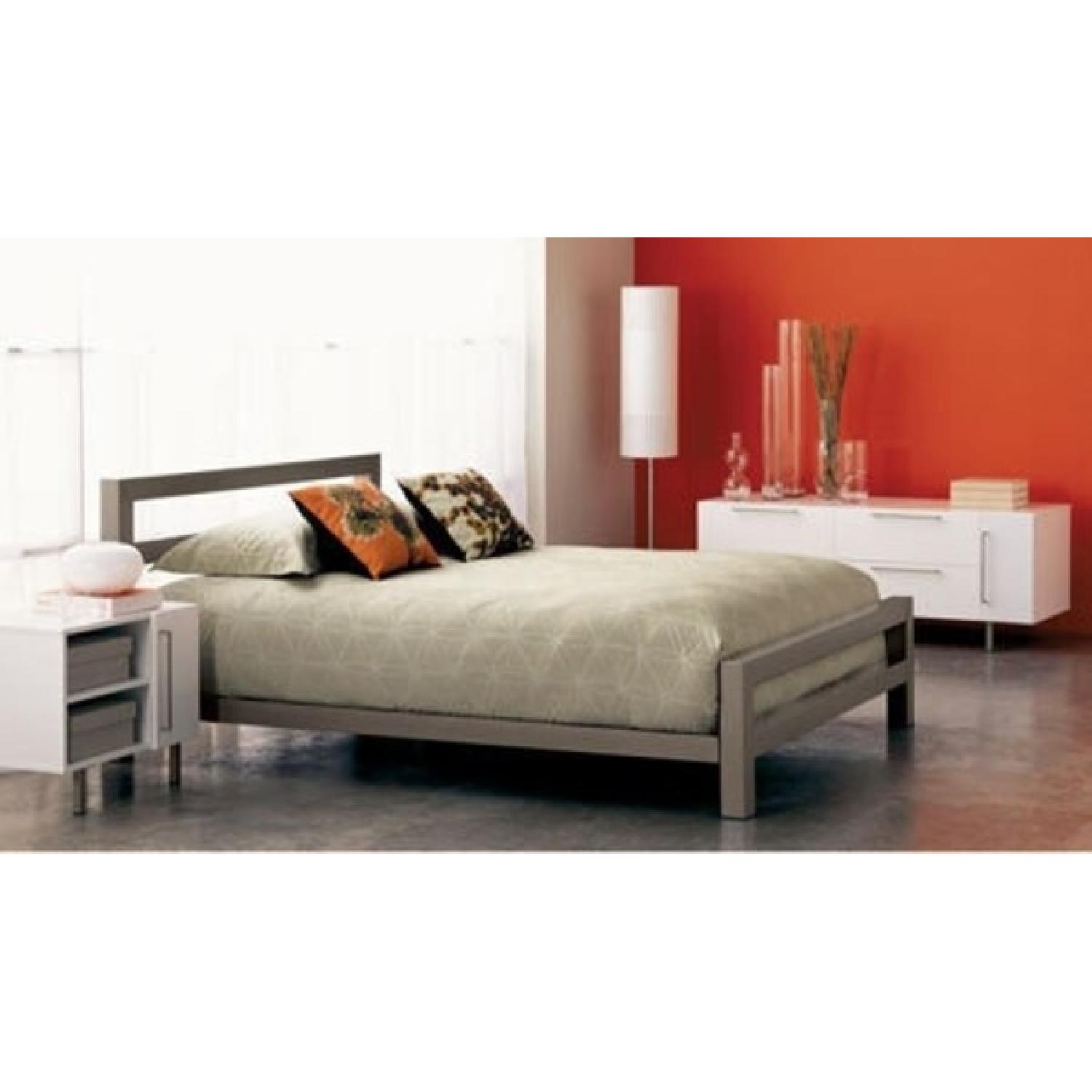 CB2 City Block Queen Size Bed Frame - AptDeco