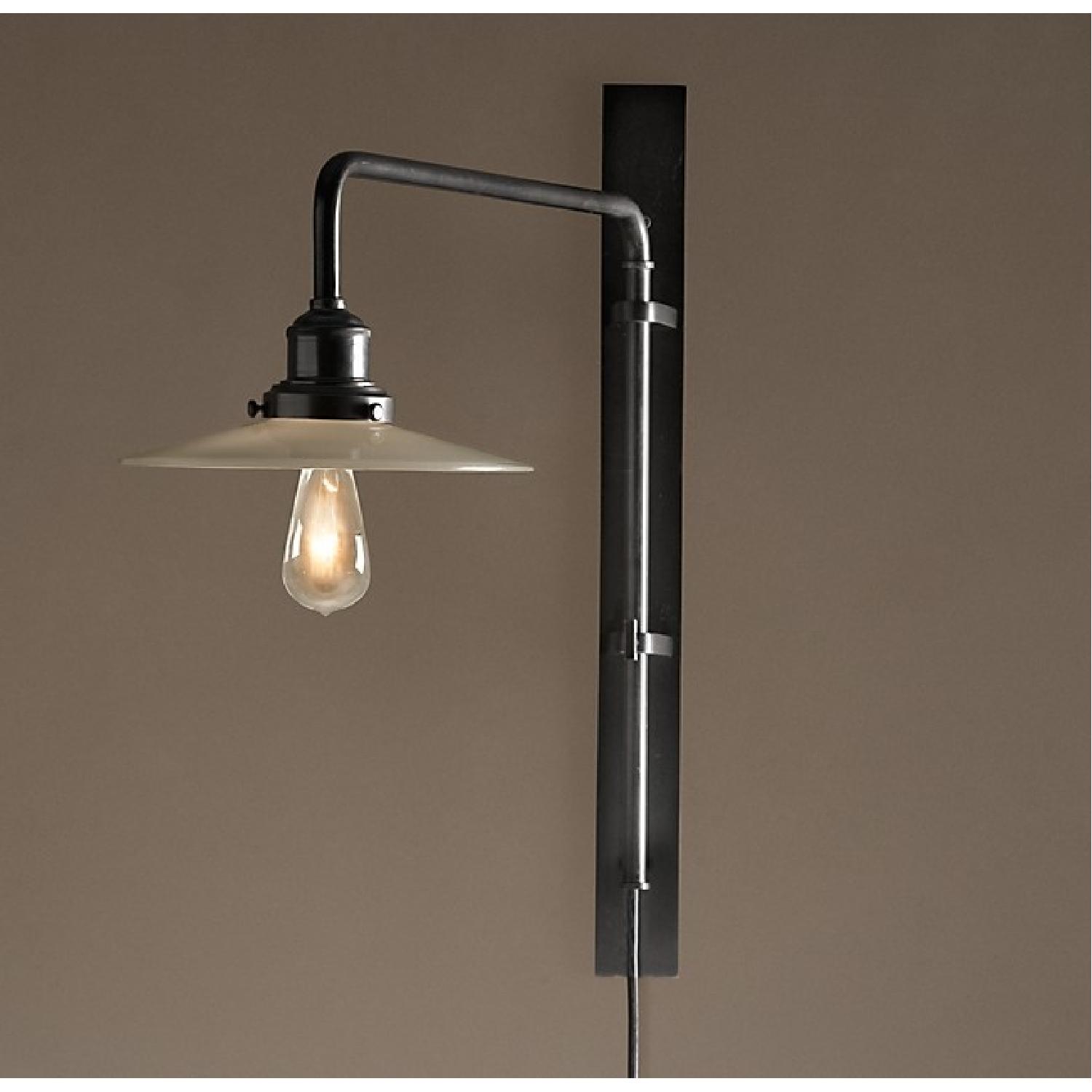 Restoration Hardware 1900 Train Station Swing-Arm Sconce - AptDeco