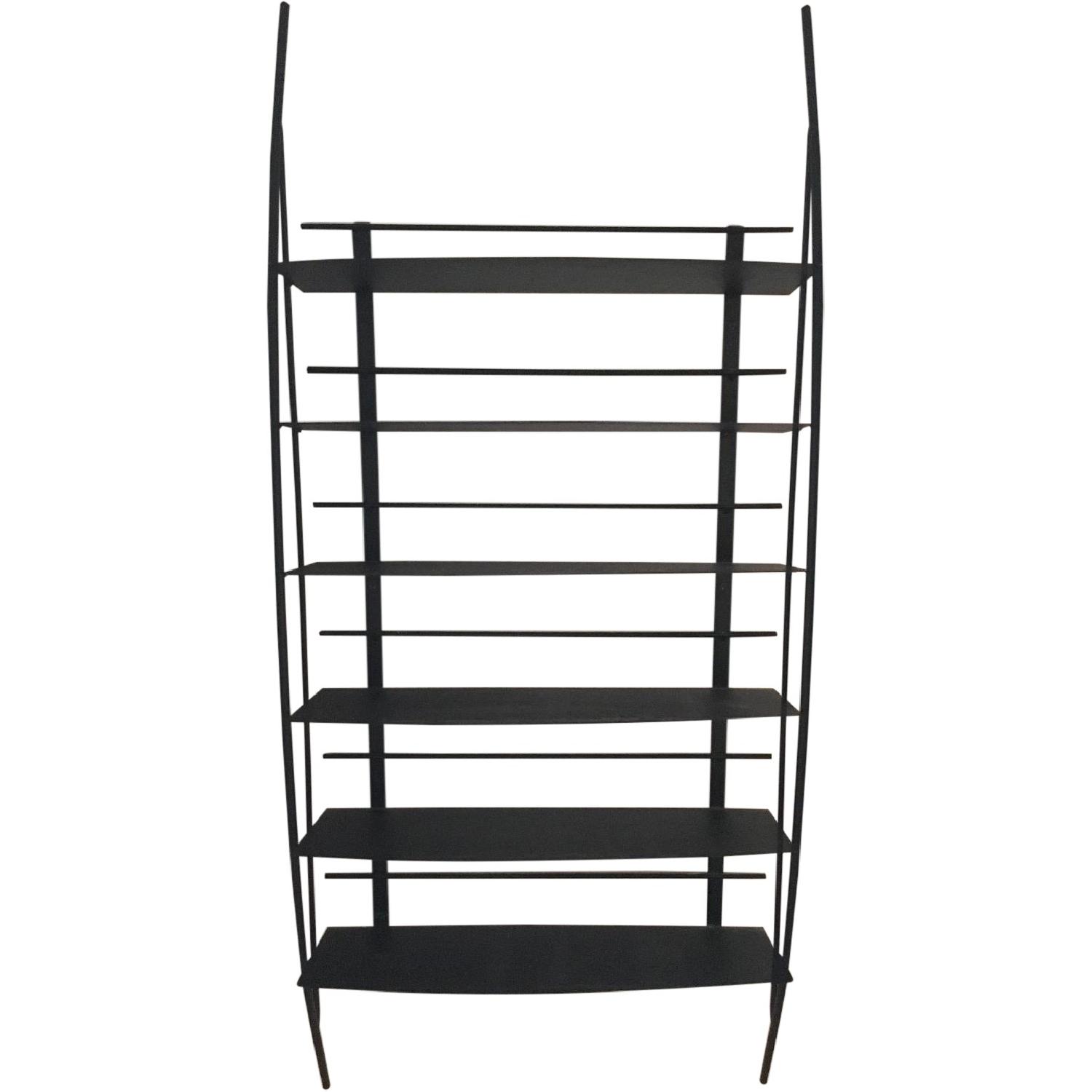 Wrought Iron Wall-Mounted CD Rack - AptDeco