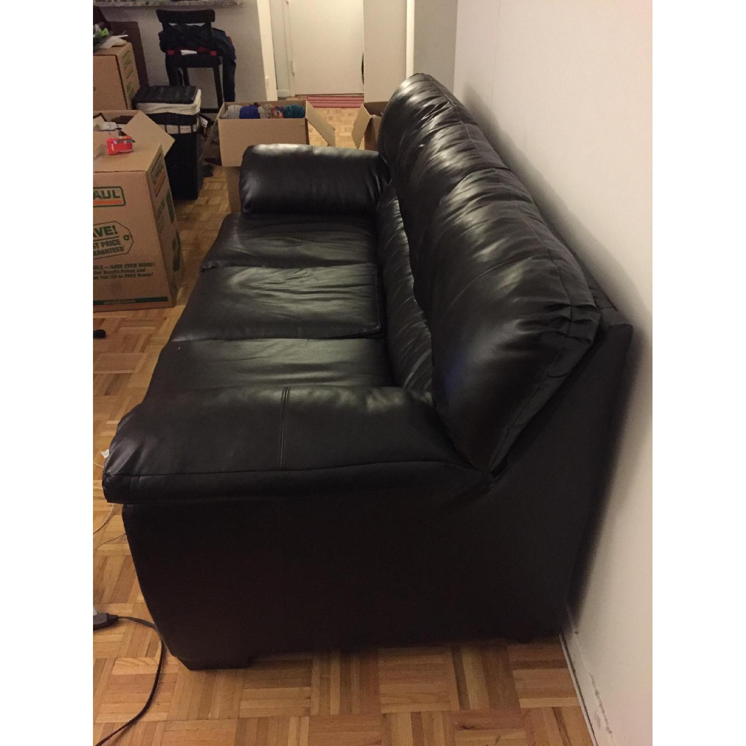 Bob's 3 Seater Espresso Couch - AptDeco