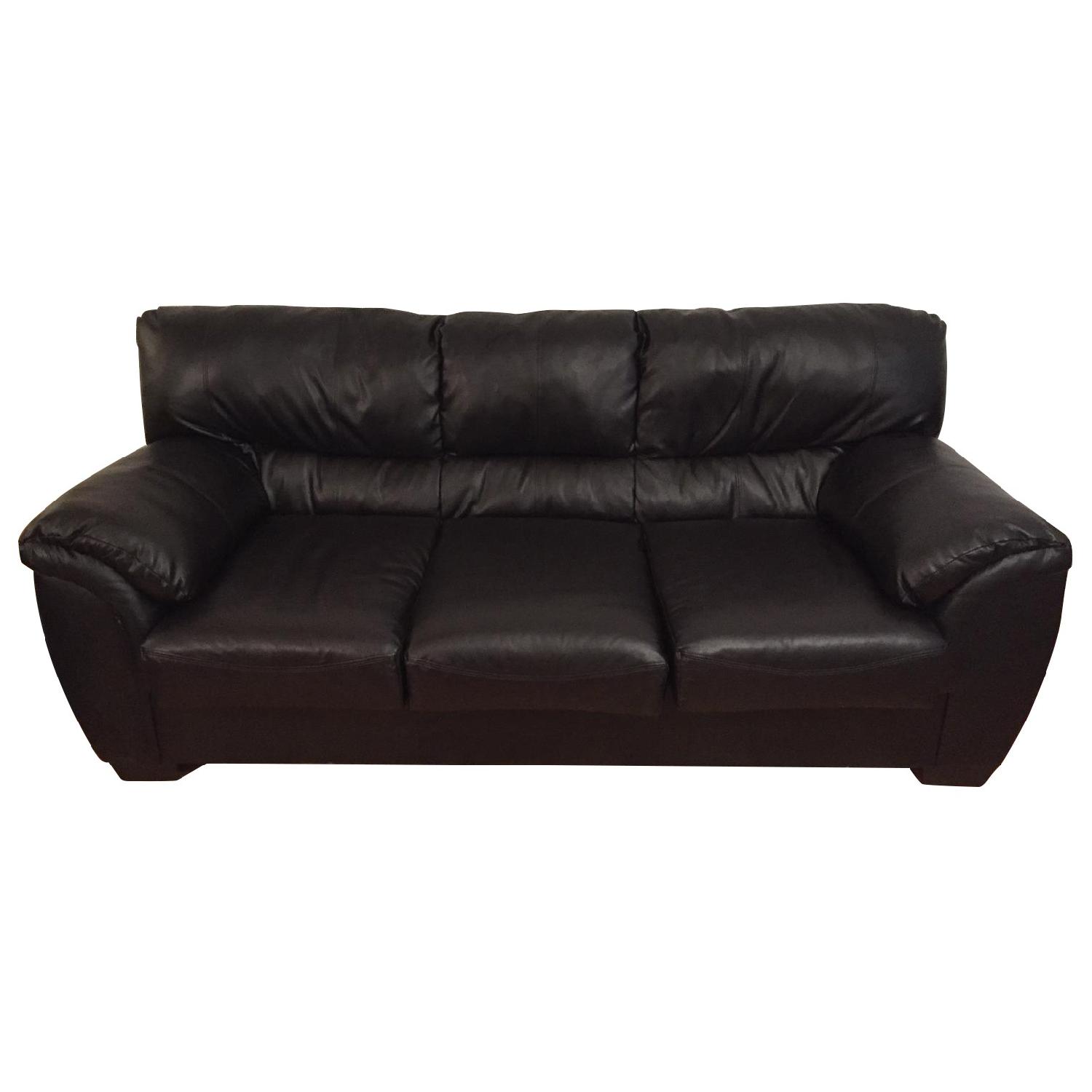 Bob's 3 Seater Espresso Couch - AptDeco
