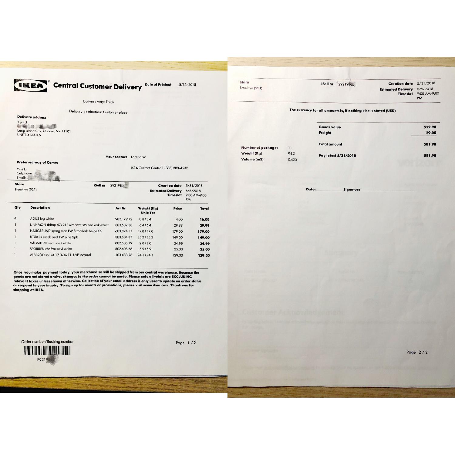 Ikea Utaker Stackable Pine Bed - AptDeco