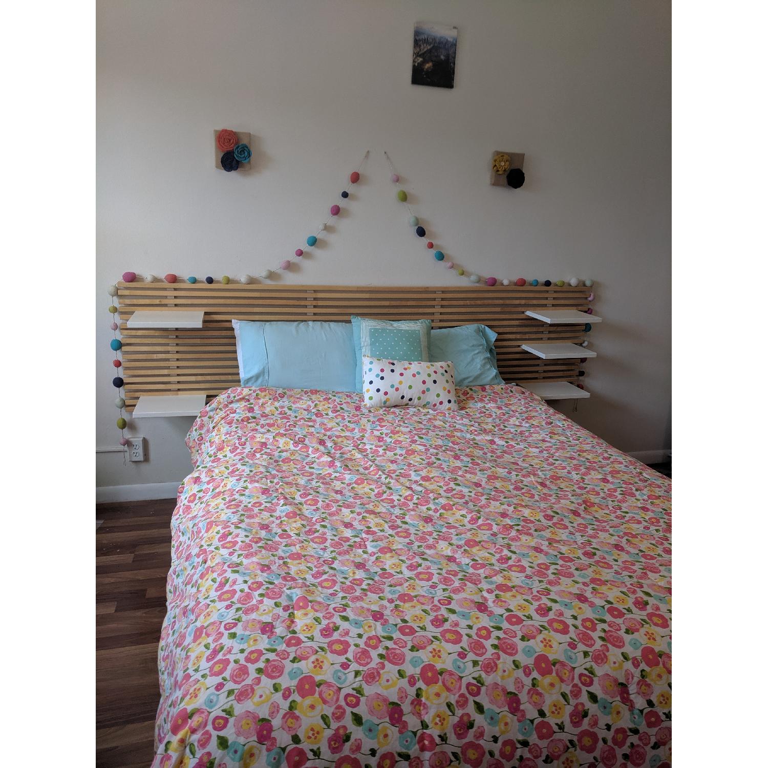 Ikea Mandal Headboard in Birch/White - AptDeco