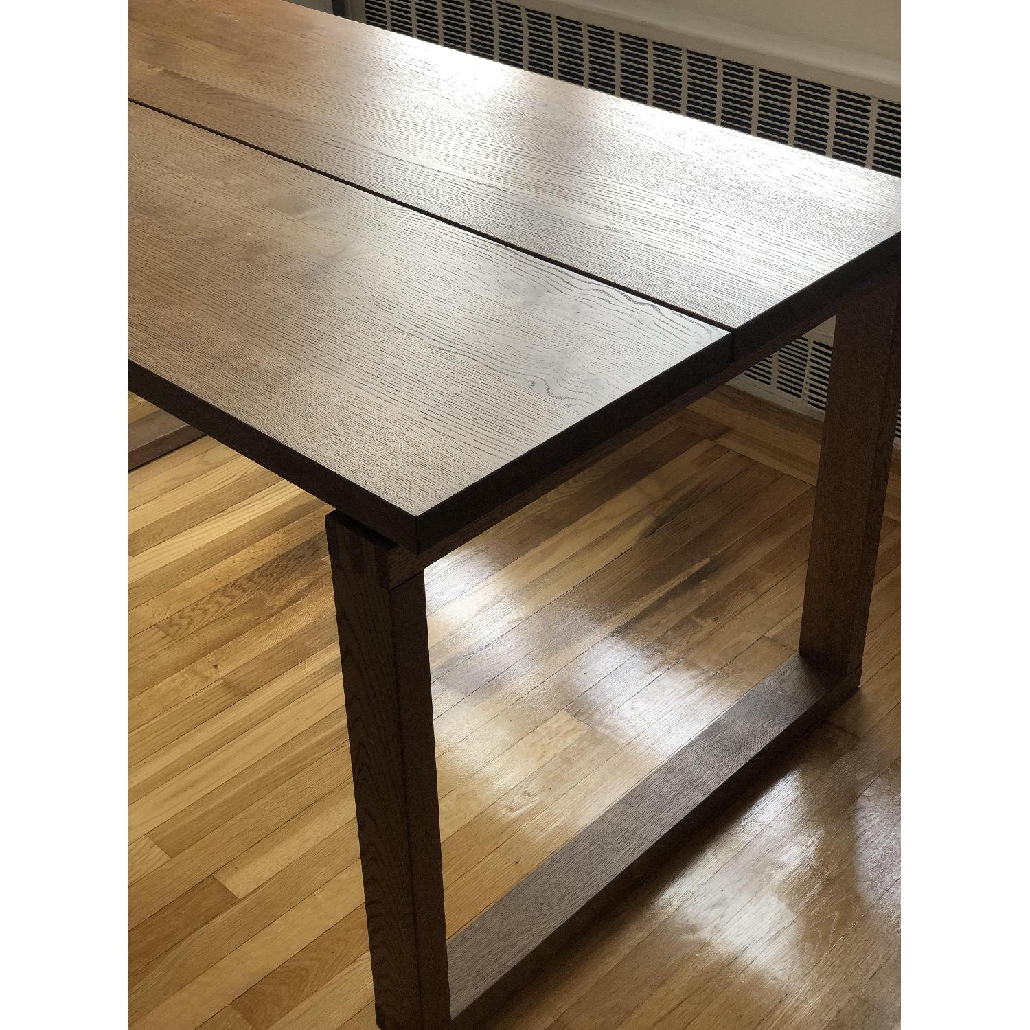 Ikea Morbylanga Oak Veneer Dining Table - AptDeco