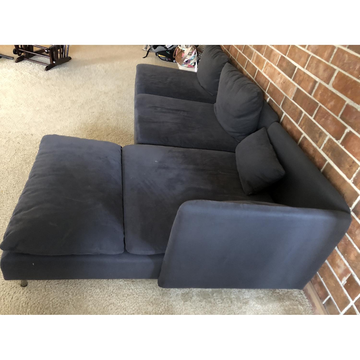 Ikea Soderhamn Dark Grey Sectional Sofa - AptDeco