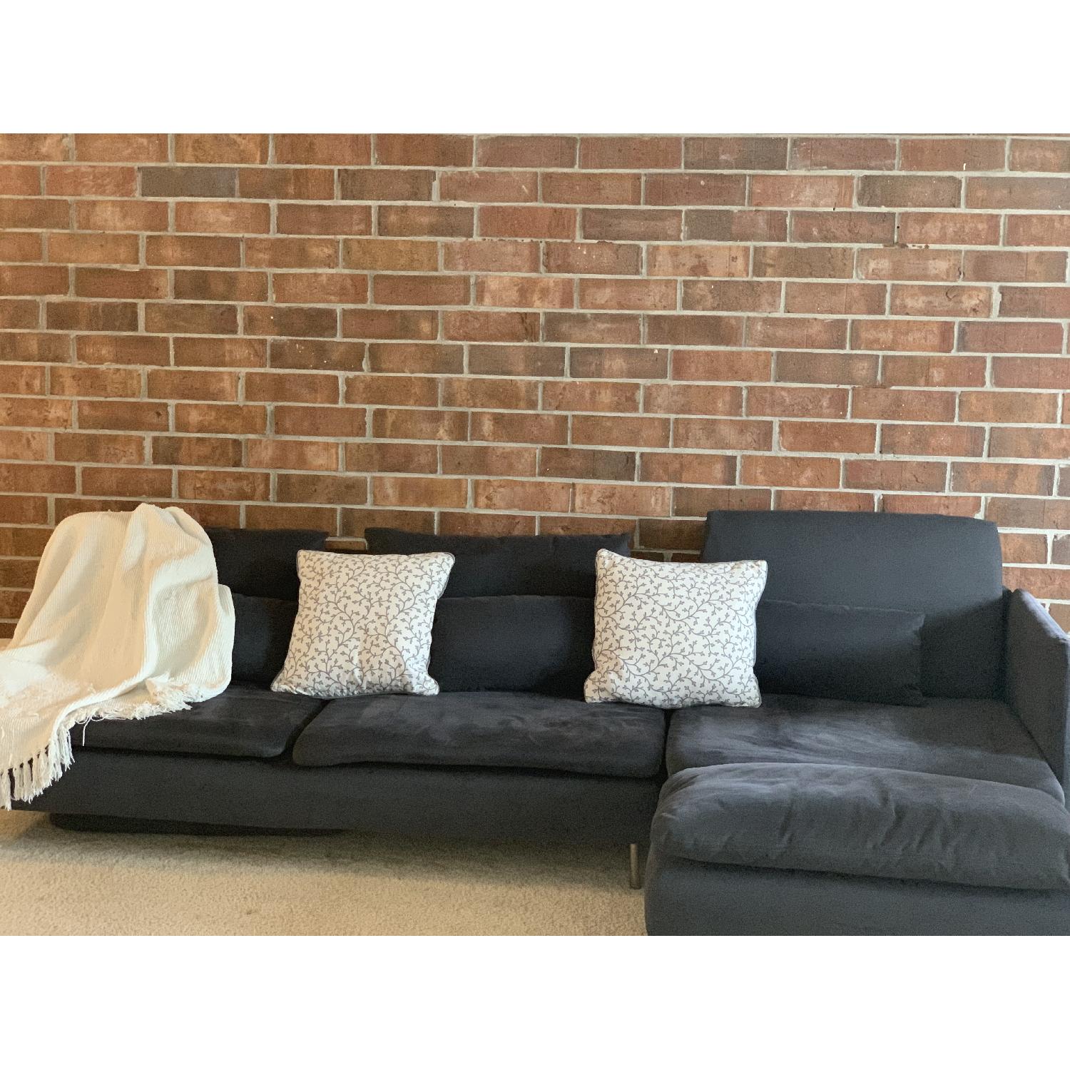 Ikea Soderhamn Dark Grey Sectional Sofa - AptDeco