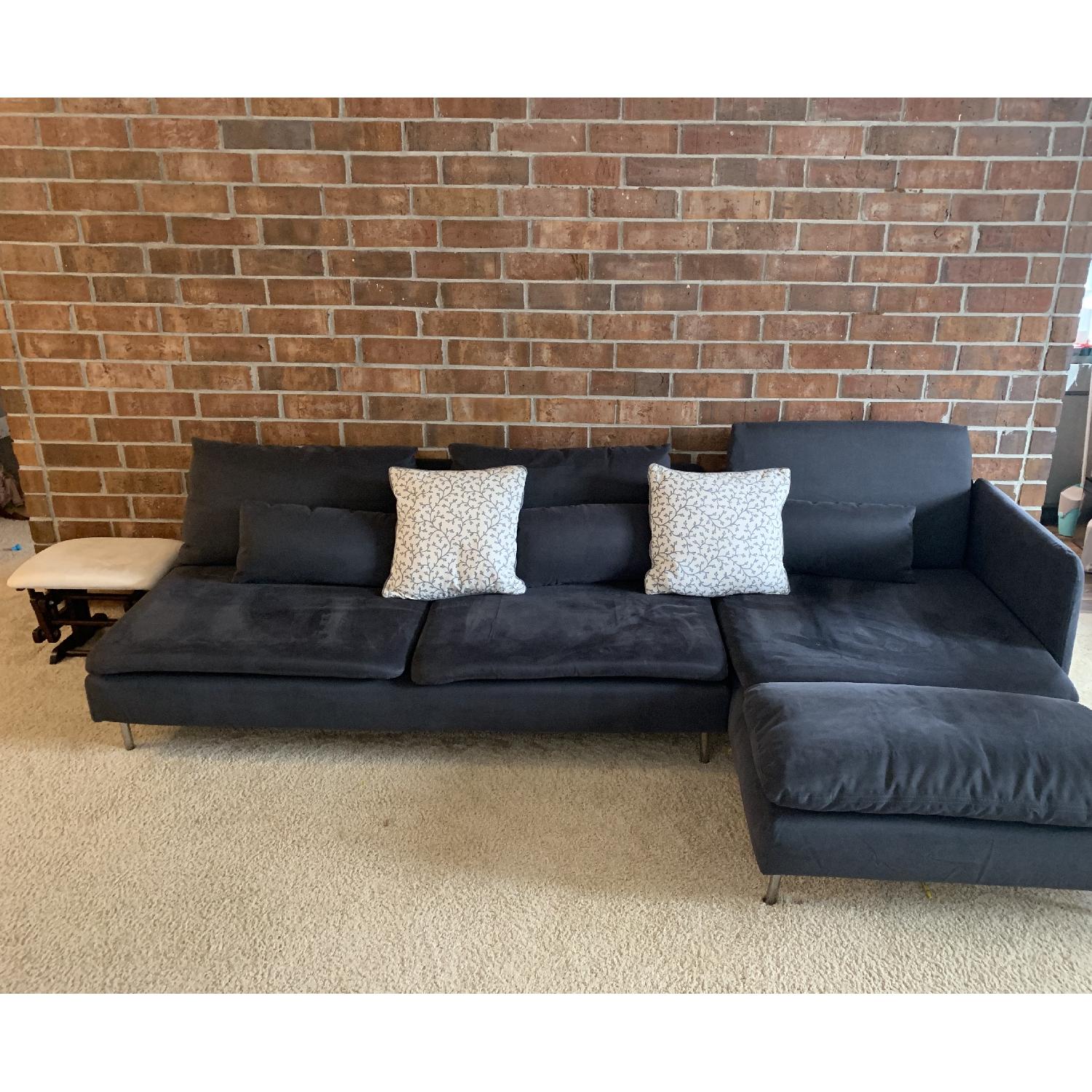 Ikea Soderhamn Dark Grey Sectional Sofa - AptDeco