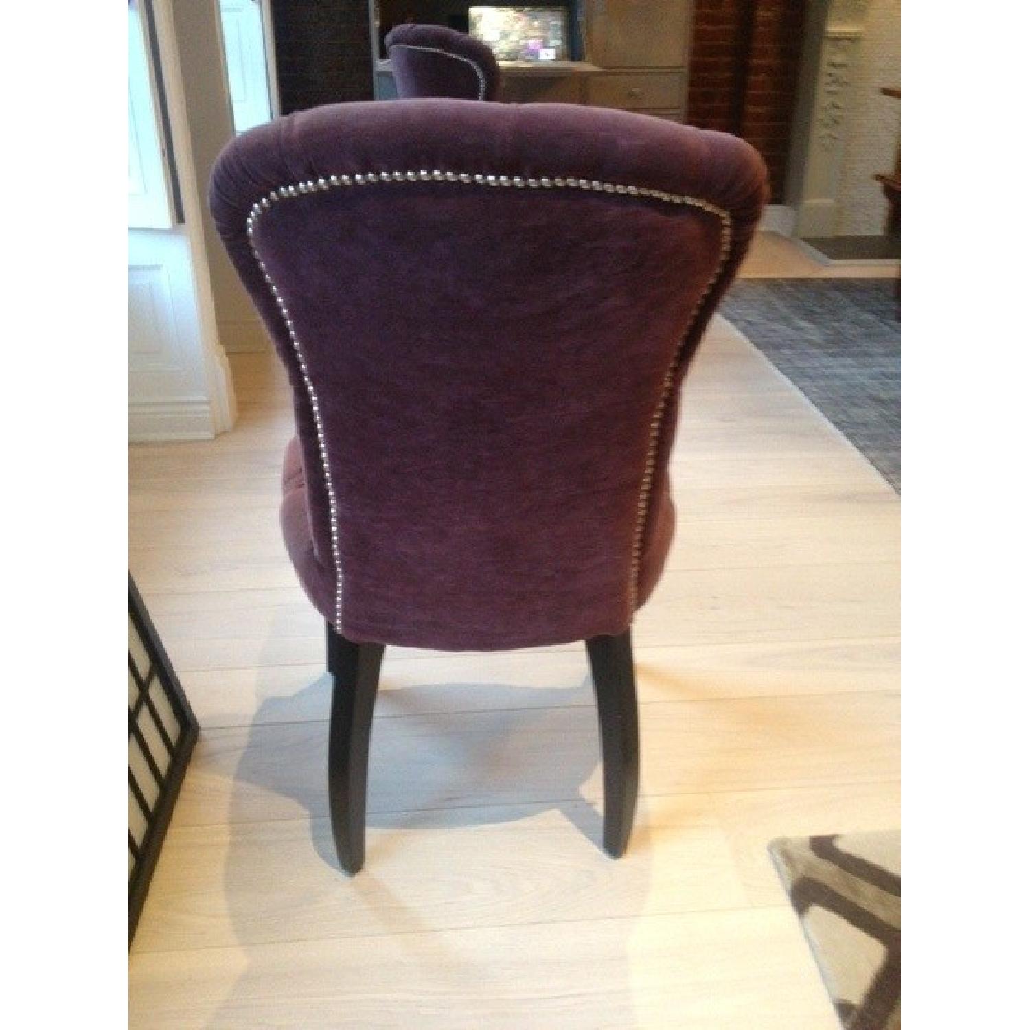 Timothy Oulton Tufted Velvet Chester Chairs - AptDeco