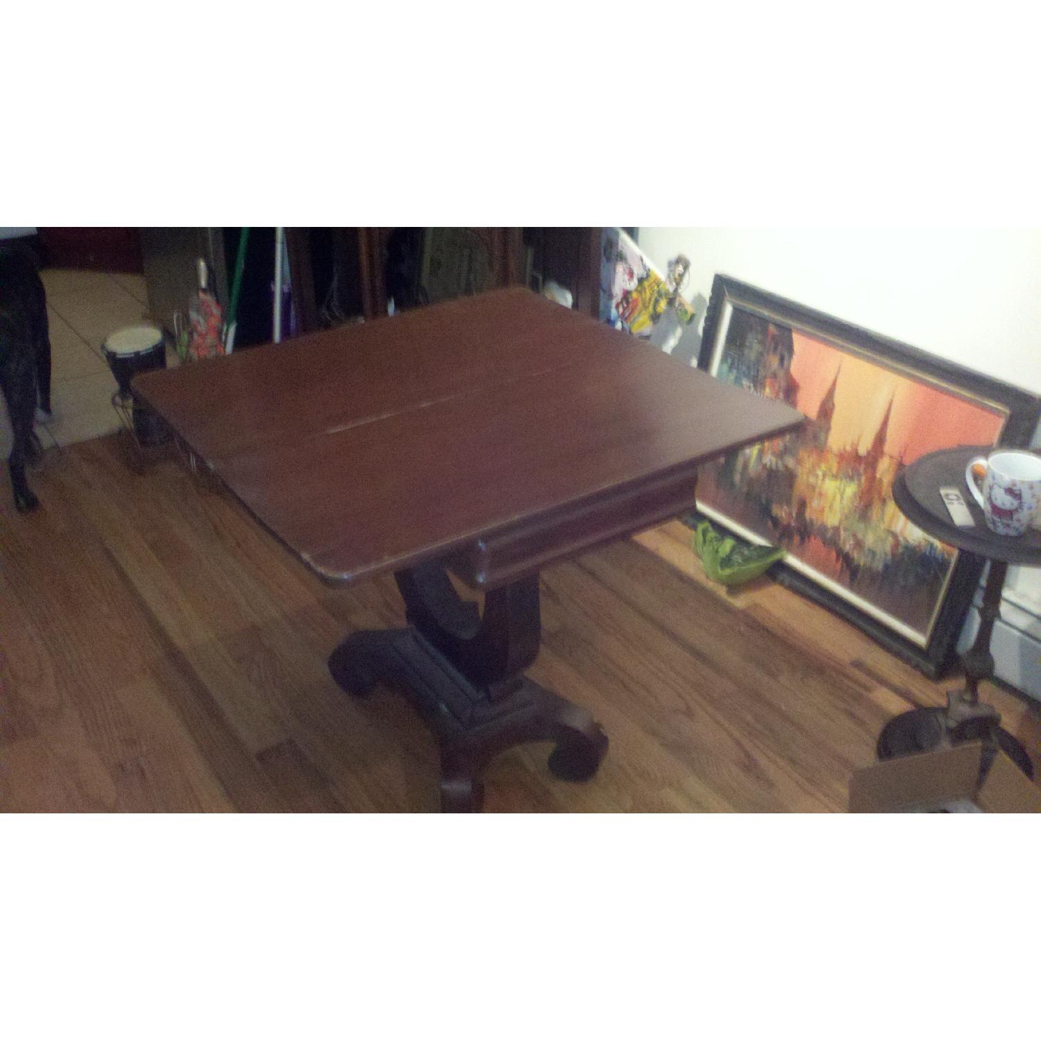 Antique Folding Table - AptDeco
