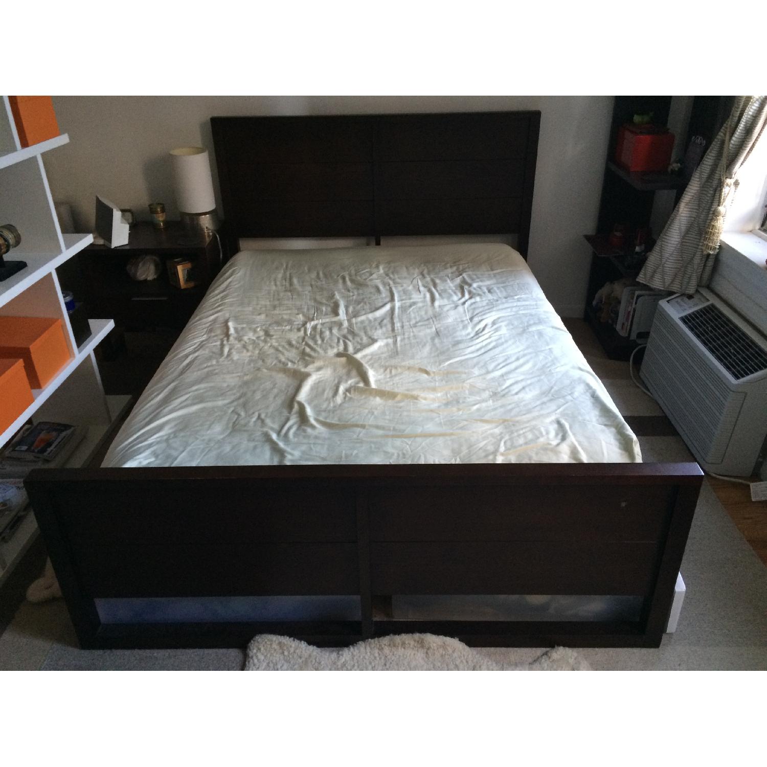 Crate & Barrel Full Sized Bed Frame - AptDeco