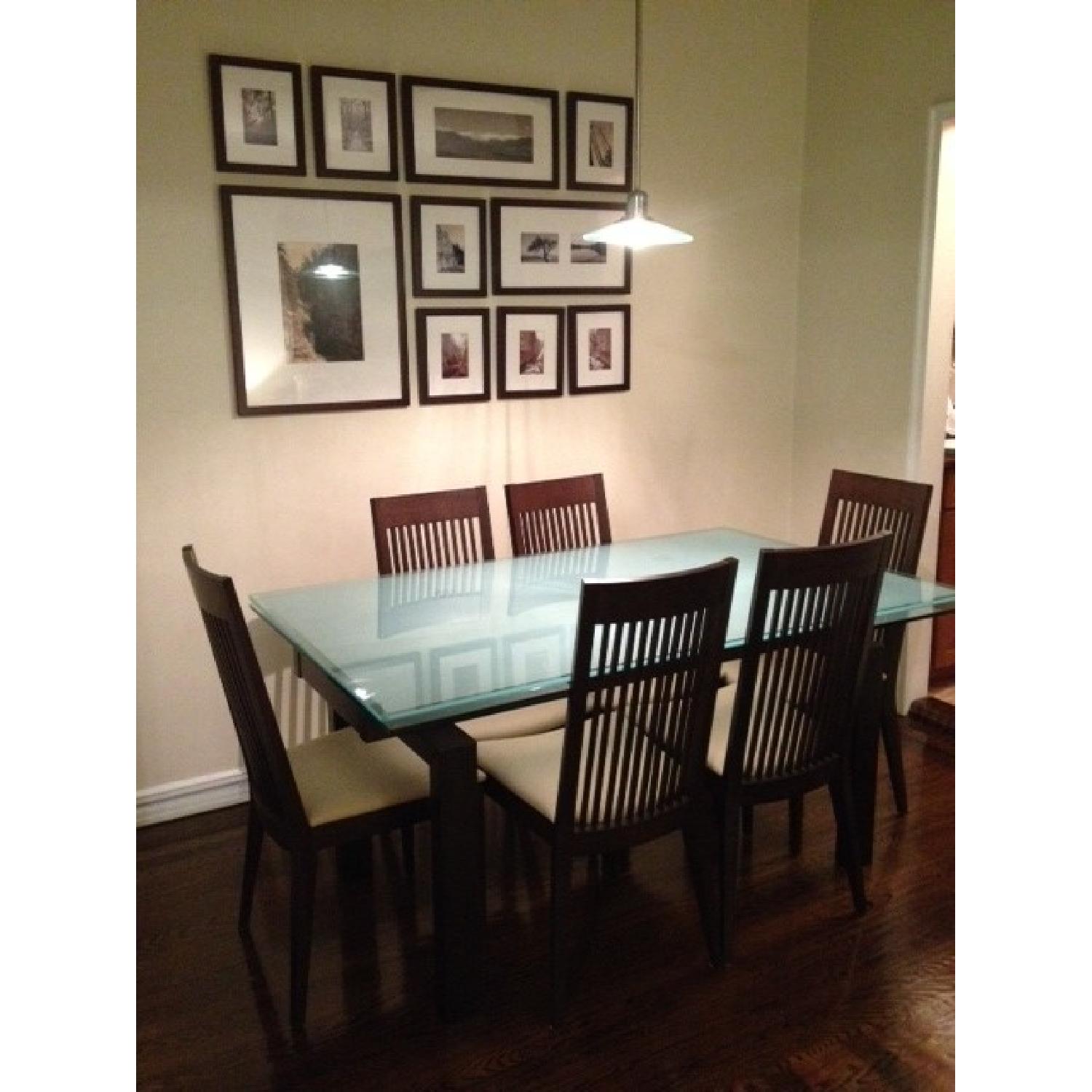 Calligaris Hyper Extendable Dining Table w/ 6 Chairs - AptDeco