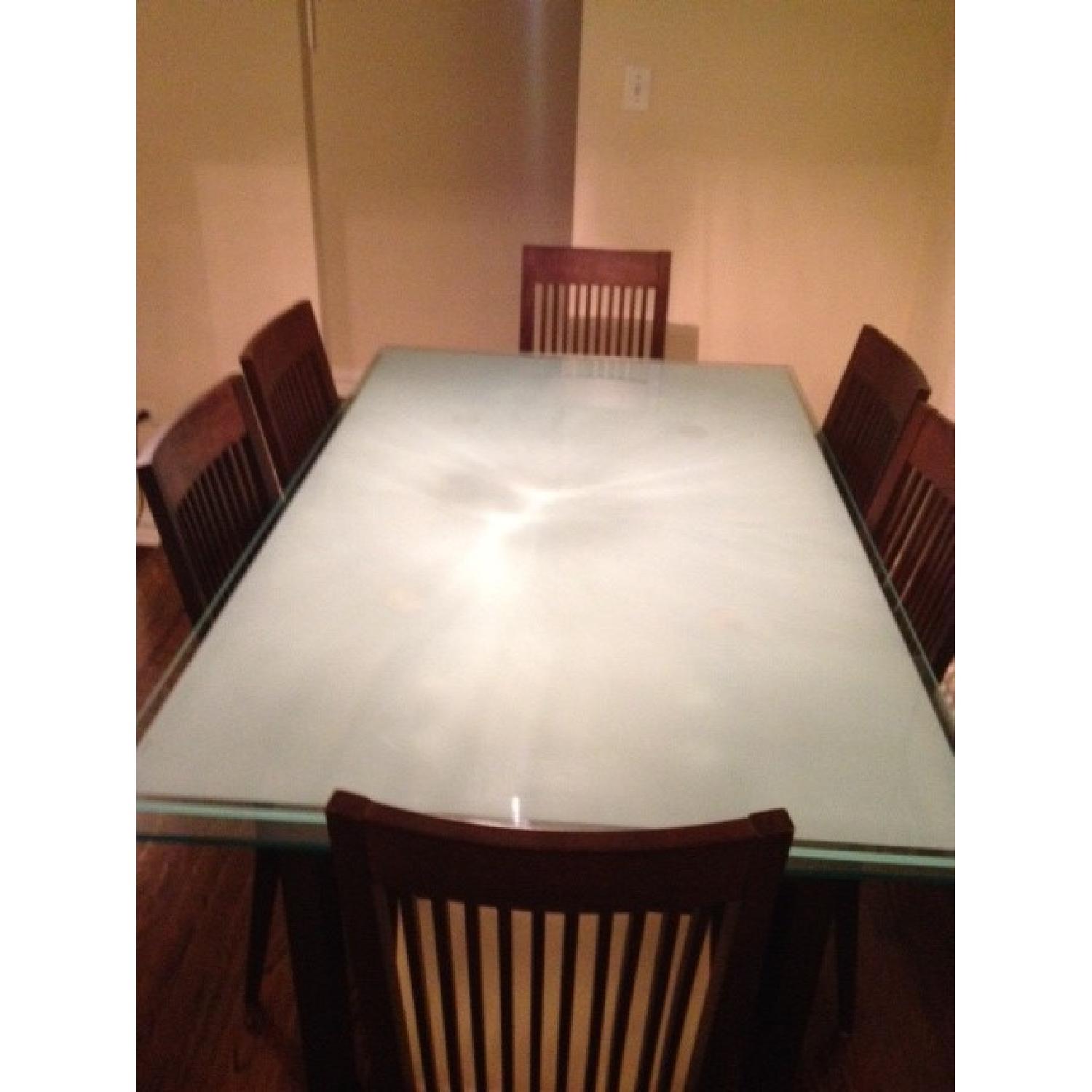 Calligaris Hyper Extendable Dining Table w/ 6 Chairs - AptDeco