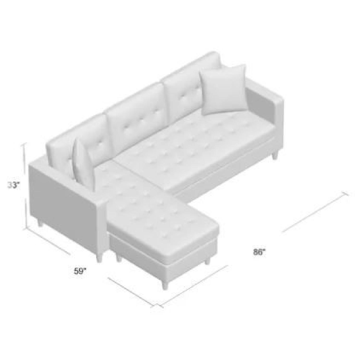 Zipcode Design Dighton Reversible Sectional Sofa - AptDeco