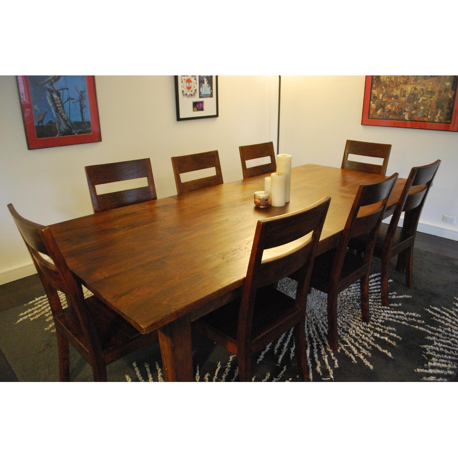 Crate & Barrel Basque Dining Table - AptDeco
